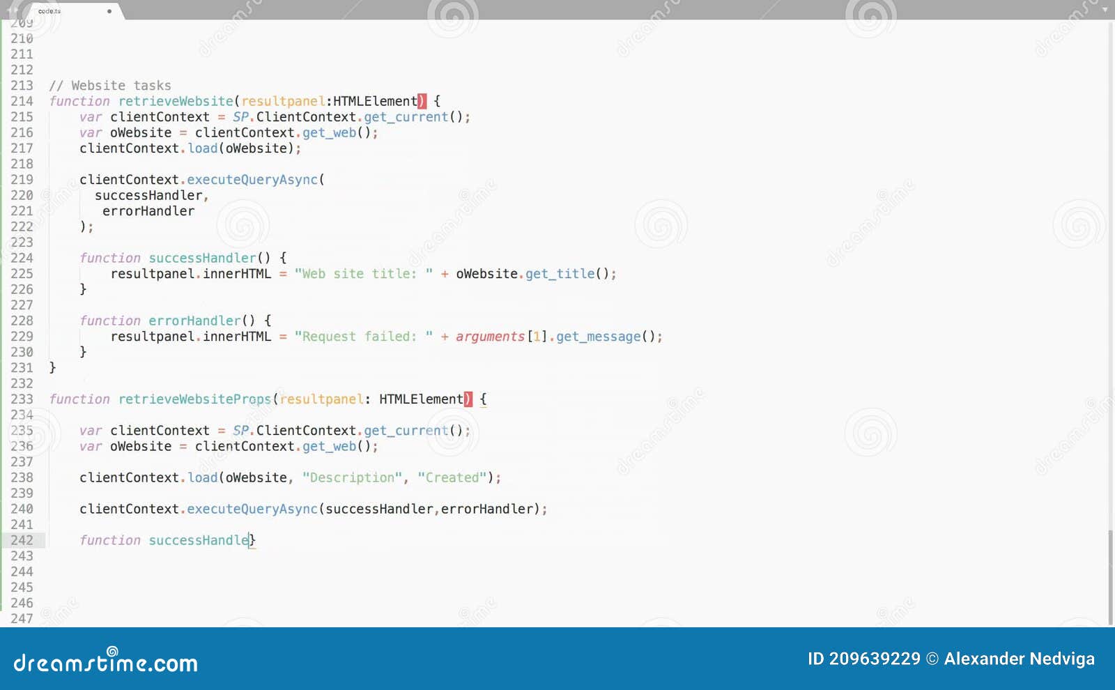 TypeScript Programming Language Source Code Typing Effect. TypeScript Programmer Ticker Colored ...