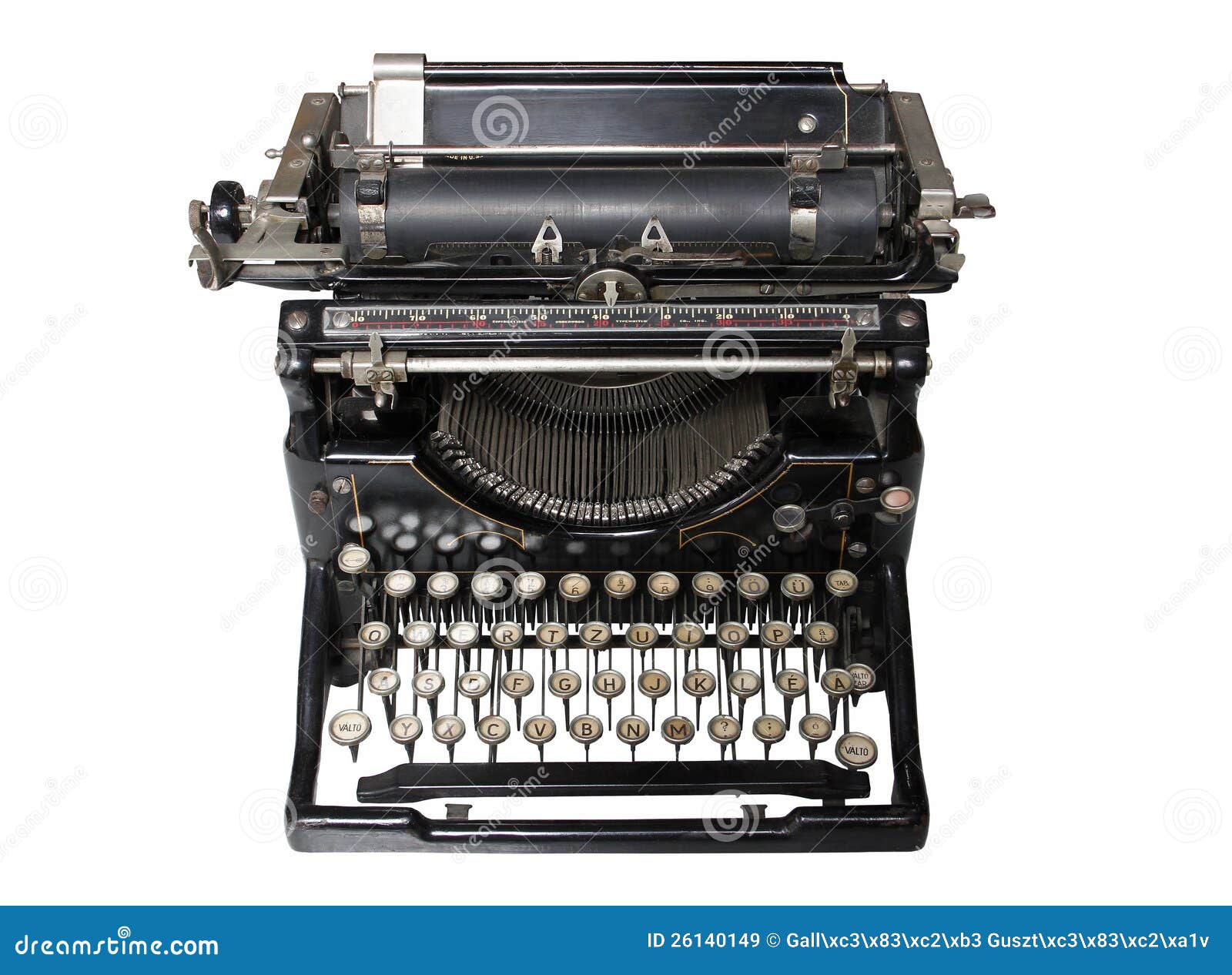 Typewriter stock image. Image of journalist, antique - 26140149