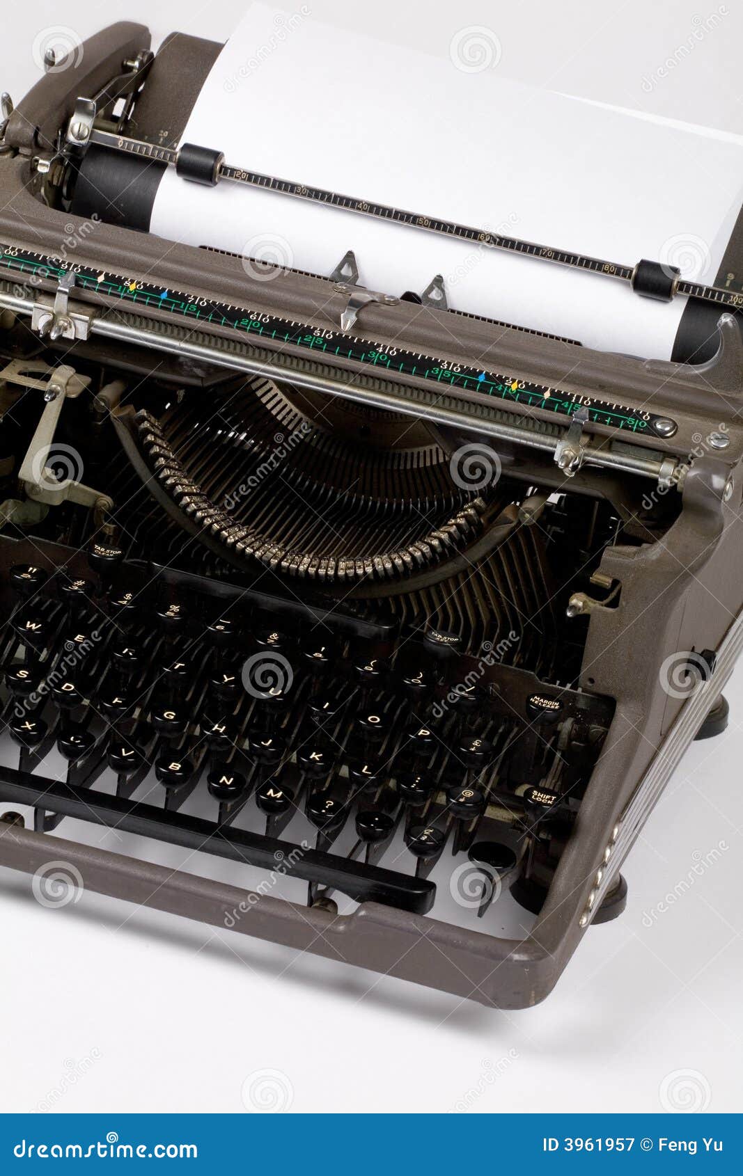 Typewriter stock image. Image of close, writing, text - 3961957