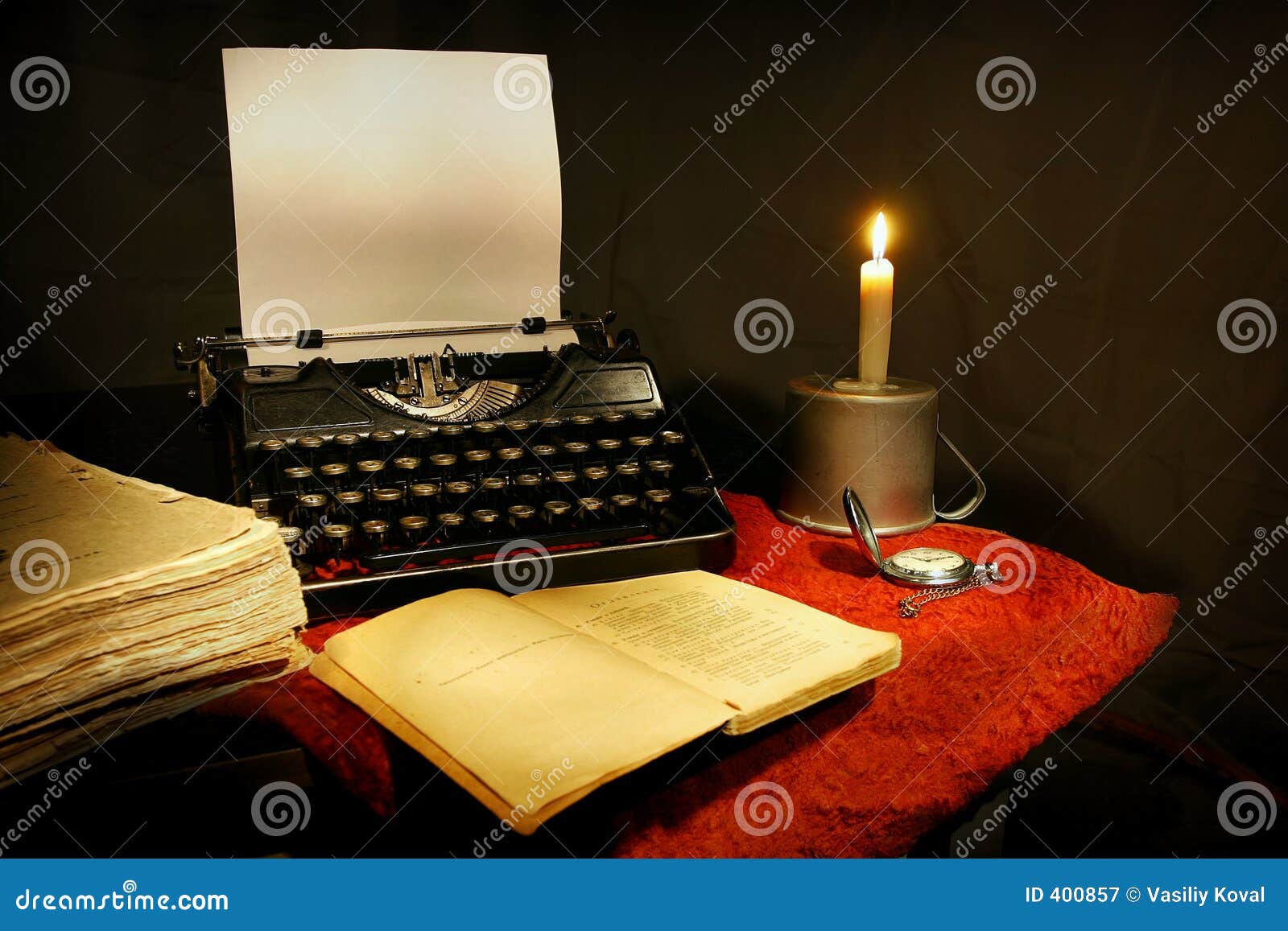 Typewriter stock image. Image of museum, book, antique - 400857