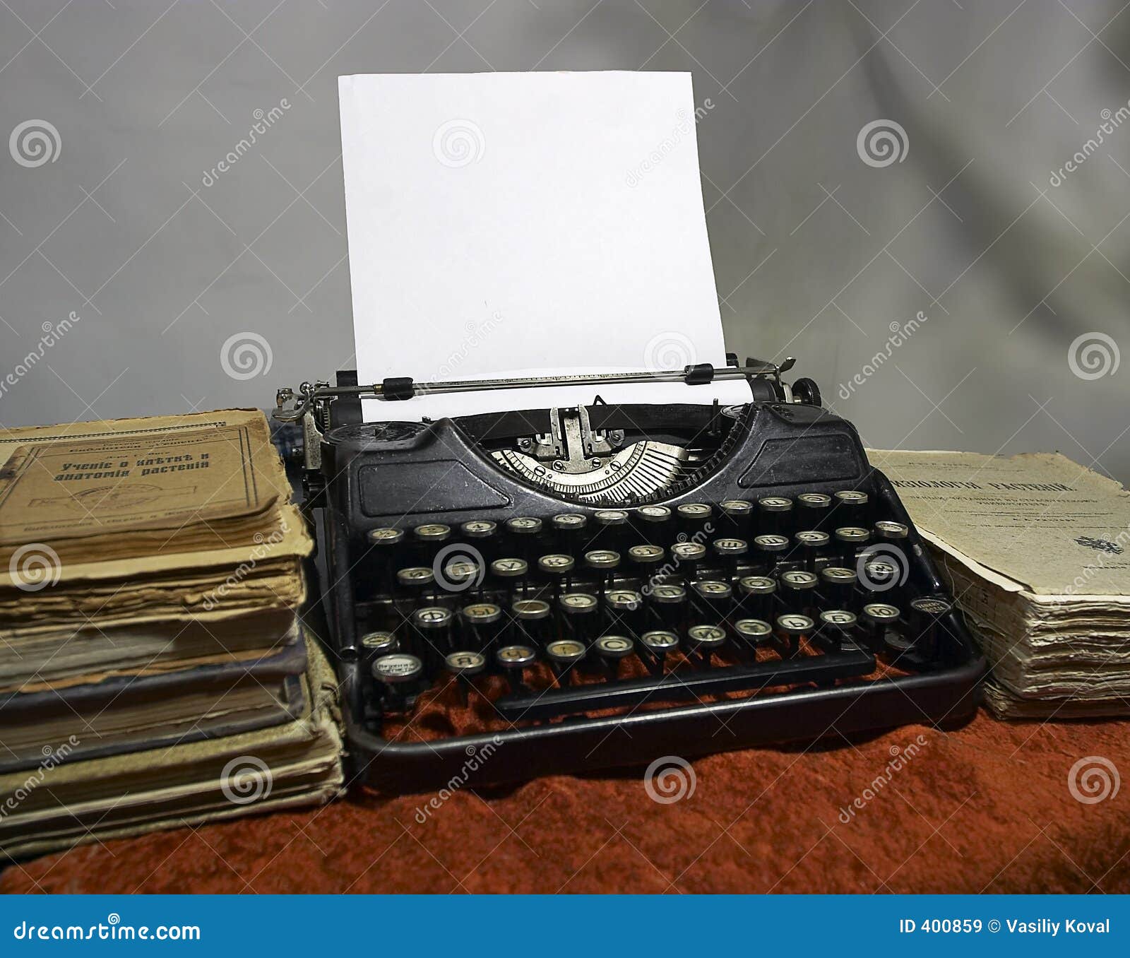 Typewriter stock image. Image of editions, tomes, reader - 400859