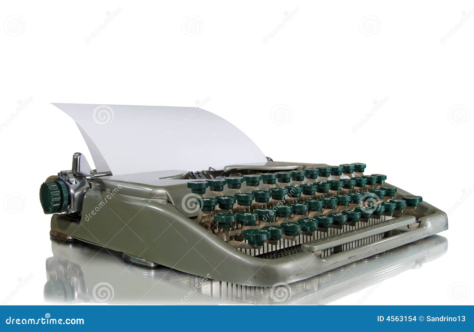 Typewriter stock photo. Image of paper, editorial, antique - 4563154