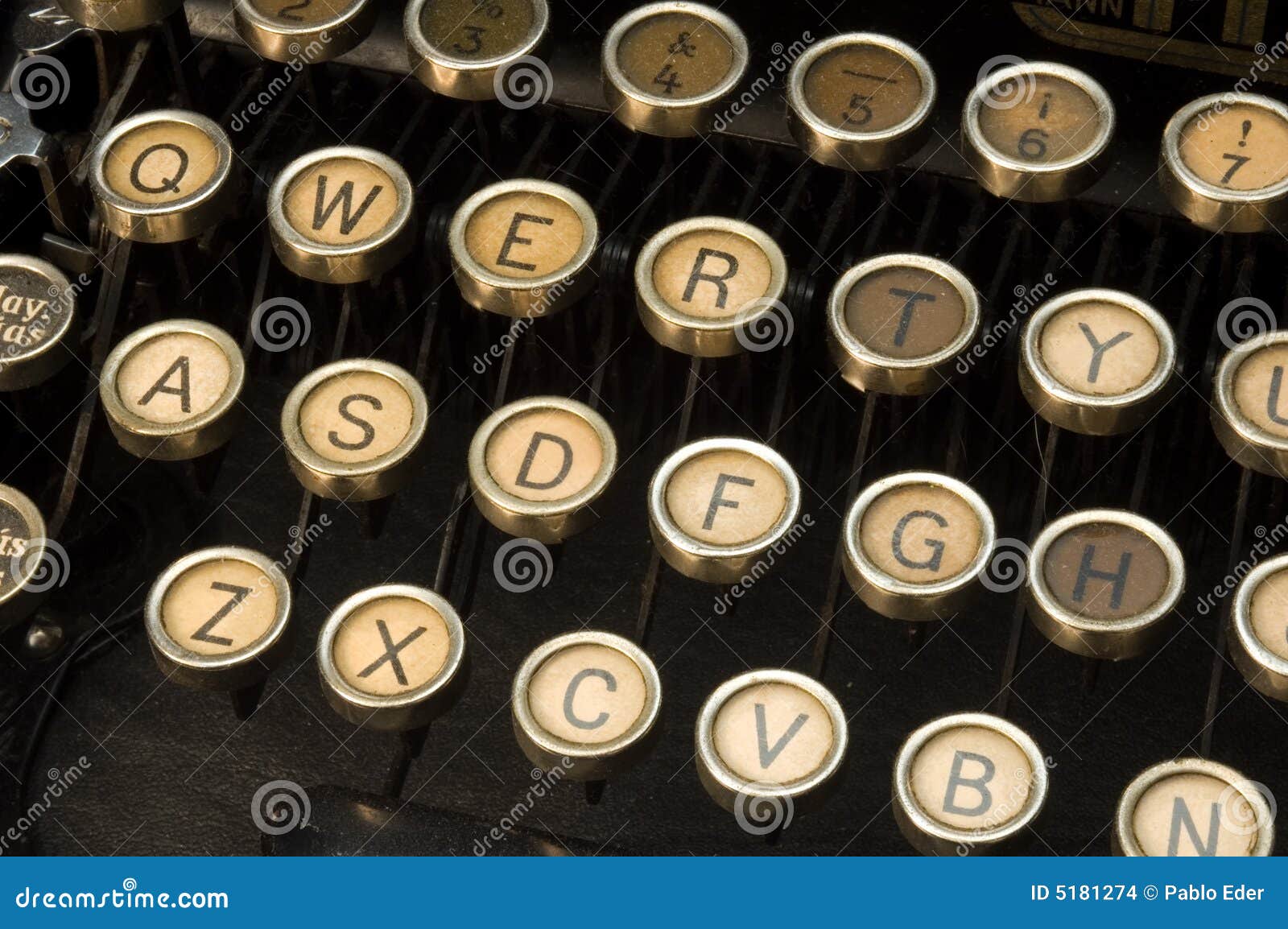 Typewriter stock photo. Image of office, newspaper, print - 5181274