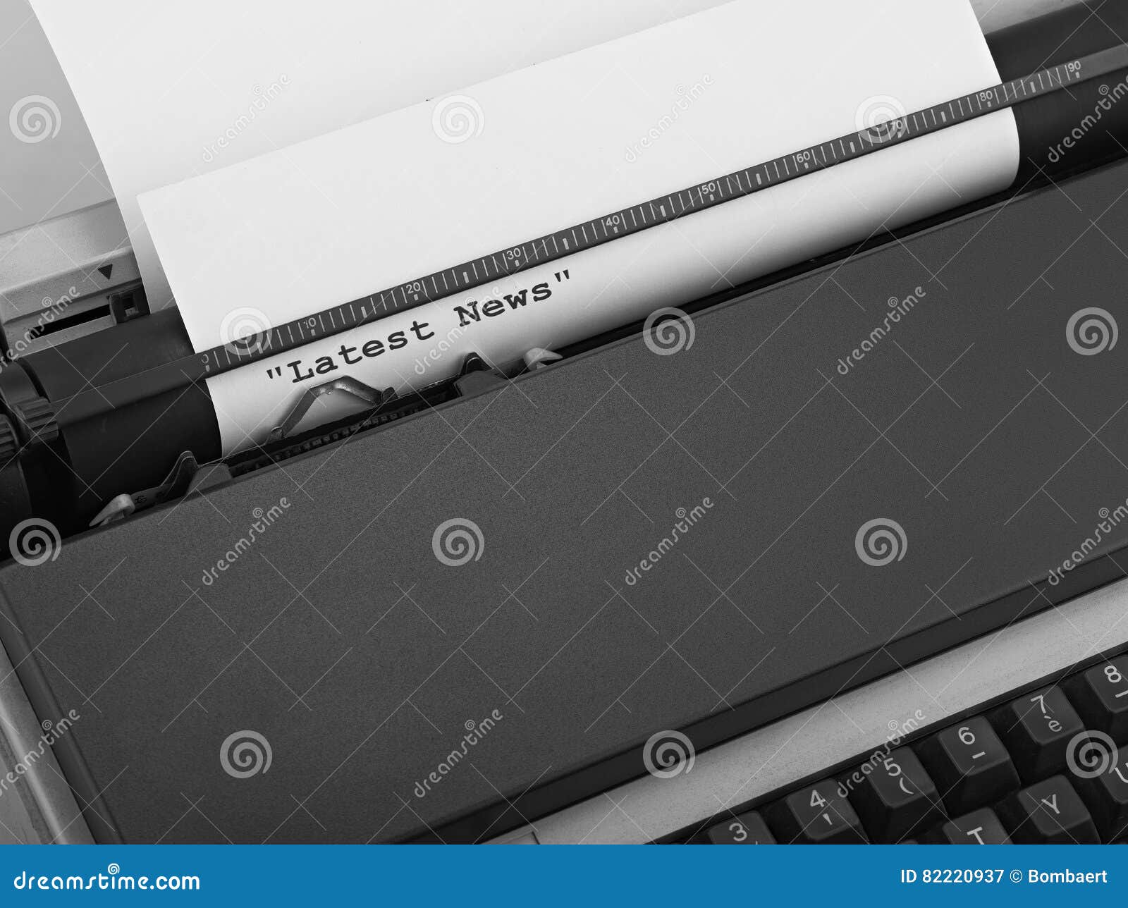 Typewriter, Concept of Online News Stock Image - Image of news ...