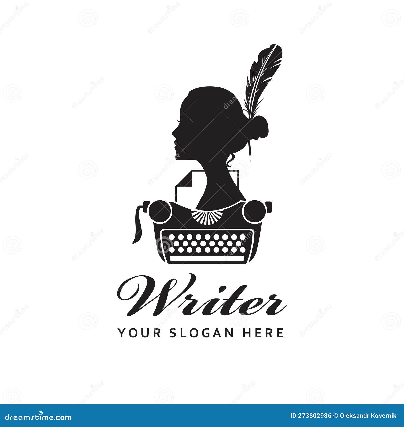 Poet Girl Reading Poem To Listener. Inspired Creative Female Character ...