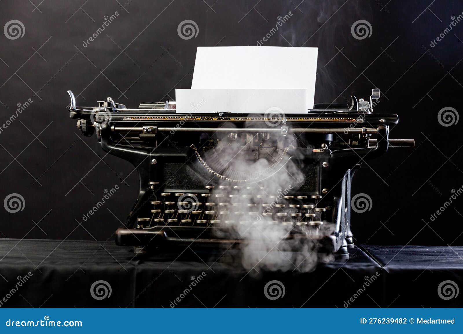 Typewriter in Hot Atmosphere of Smog Stock Photo - Image of guitar ...