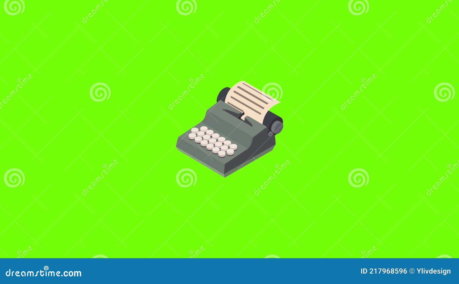 Typewriter icon animation stock footage. Video of object - 217968596