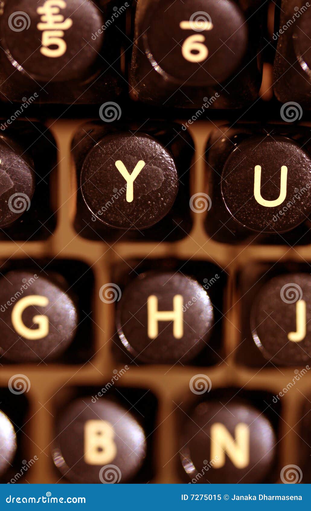 Typewriter key stock image. Image of light, ancient, numbers - 7275015