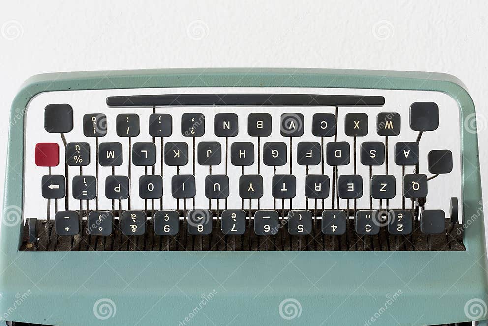 Typewriter keyboard stock image. Image of retro, type - 56989453