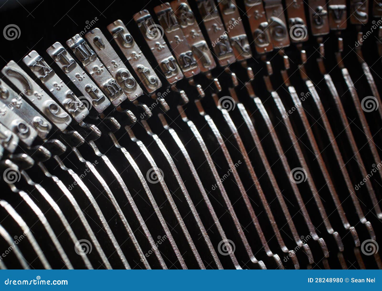 Typewriter Keys stock photo. Image of alphabet, communication - 28248980