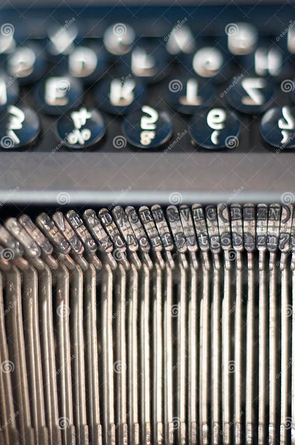 Typewriter letters stock image. Image of typewriter, letters - 52123551