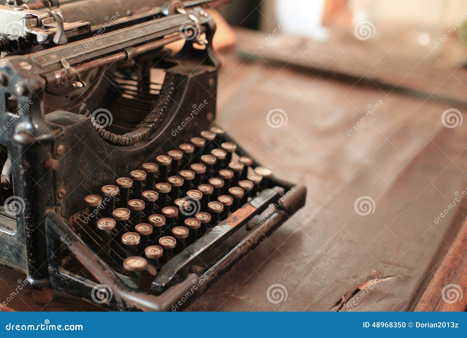 Typewriter stock photo. Image of text, office, table - 48968350