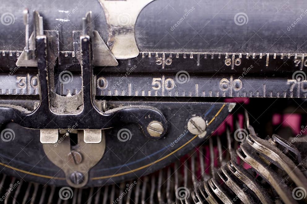 Typewriter Ruler stock image. Image of 1900, antique - 10841459