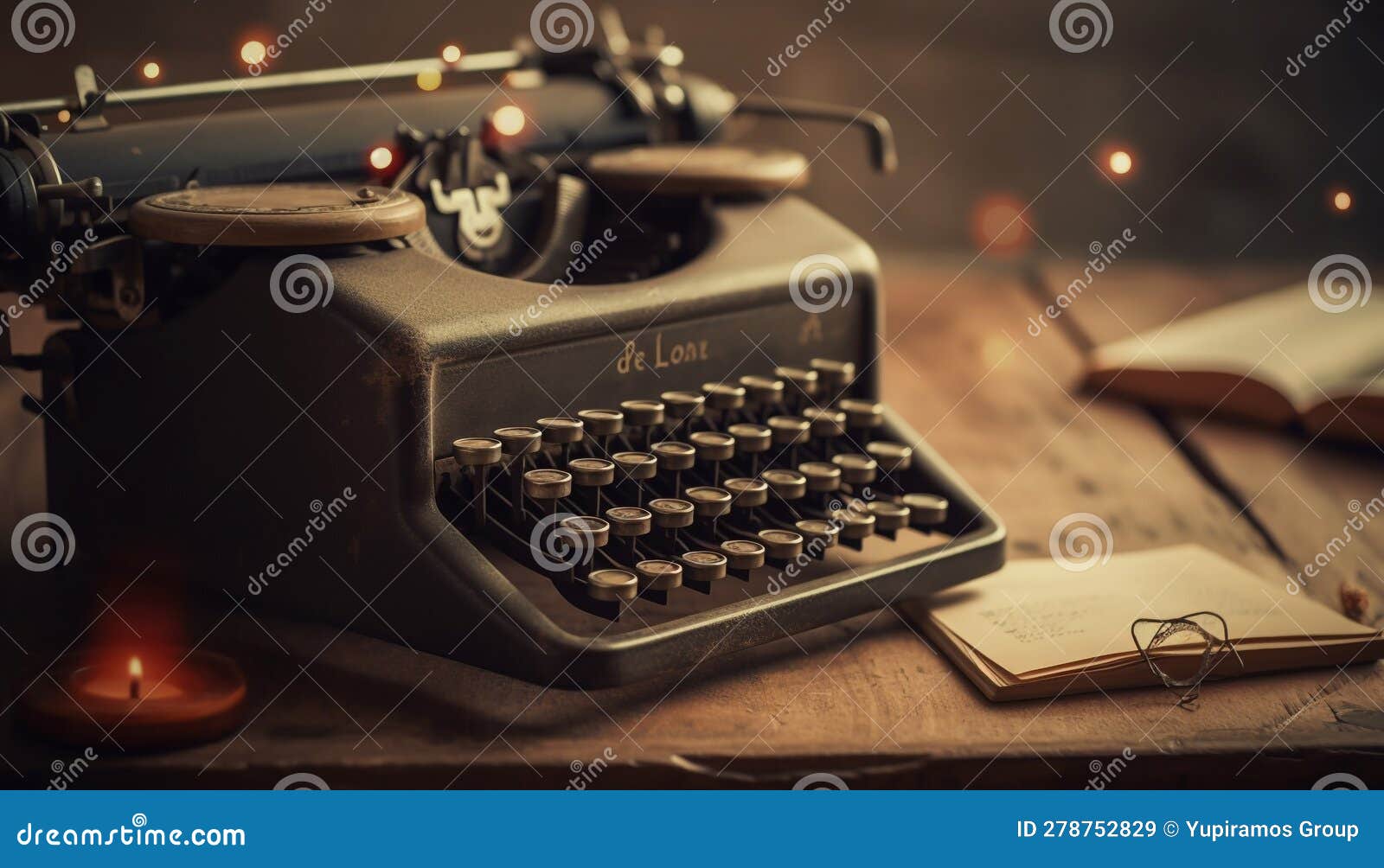Typewriter a Rustic Old Fashioned Writing Instrument for Nostalgic ...