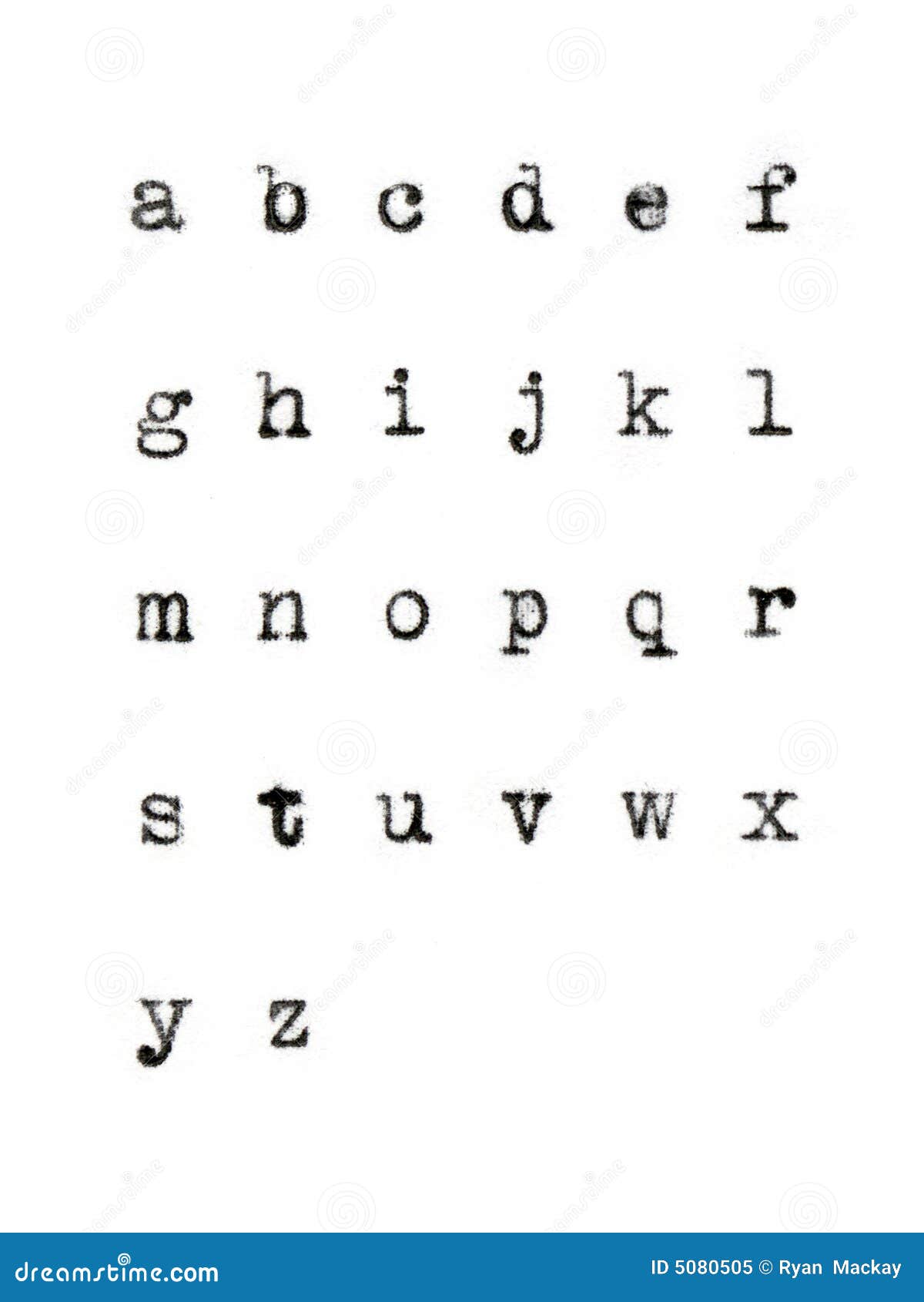 Typewriter text stock image. Image of language, typeset - 5080505