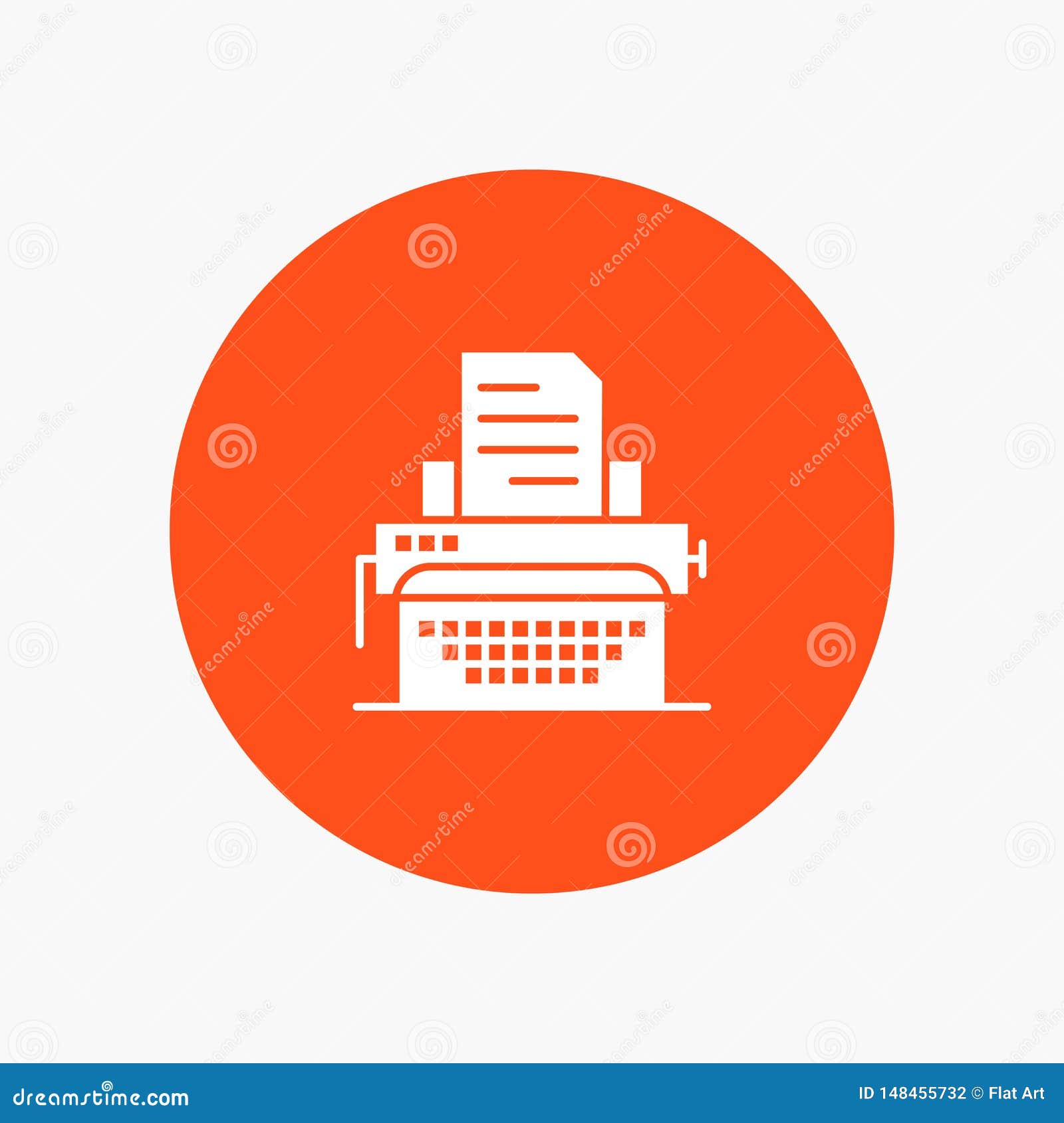 Typewriter, Typing, Document, Publish Stock Vector - Illustration of ...