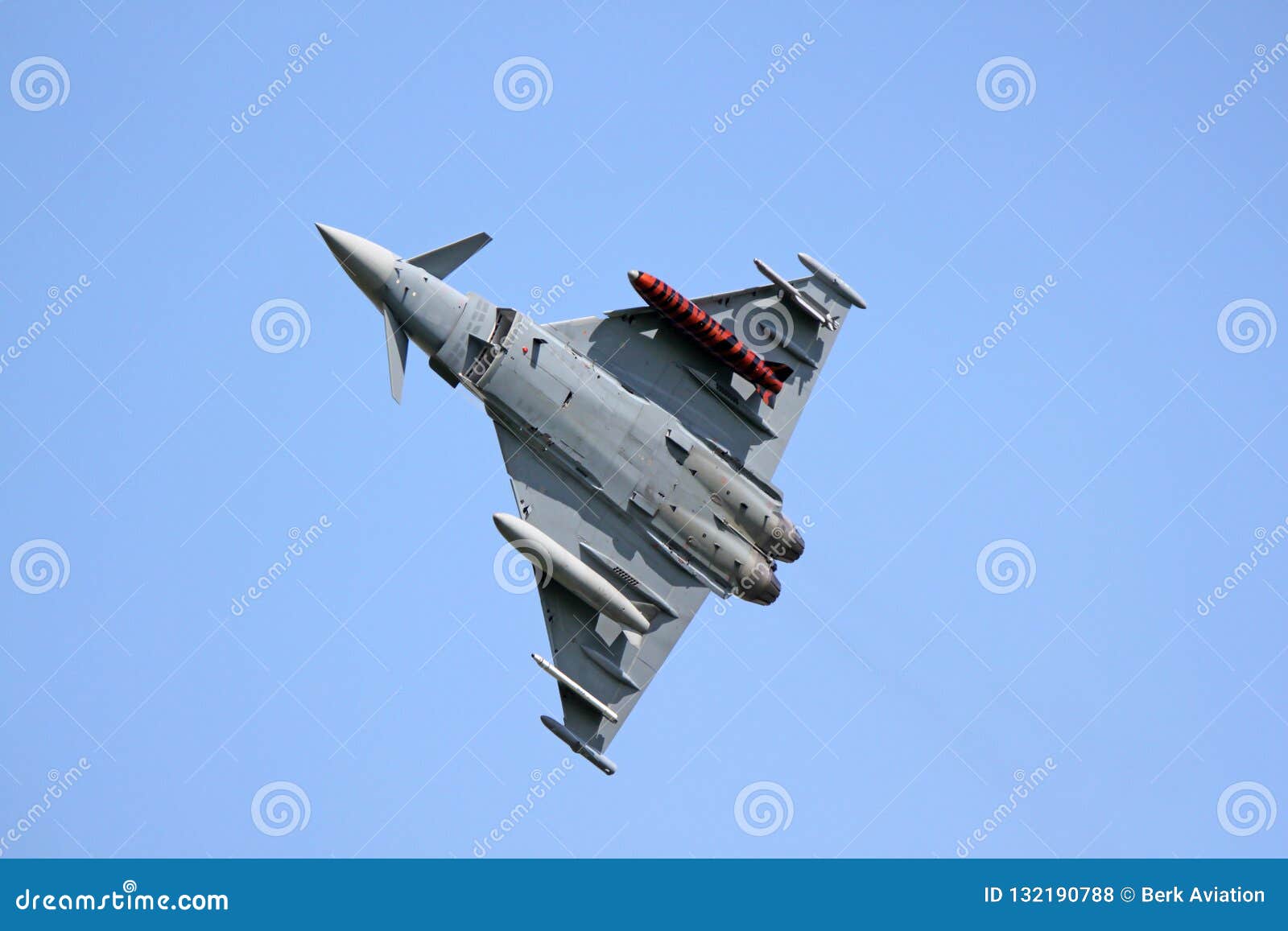 Typhoon fighter jet stock photo. Image of airport, flightline - 132190788