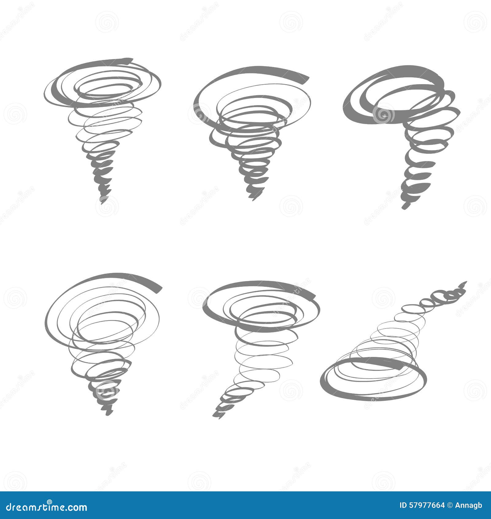 Typhoon Hand Drawn Icon Set Vector . Stock Vector - Illustration of ...