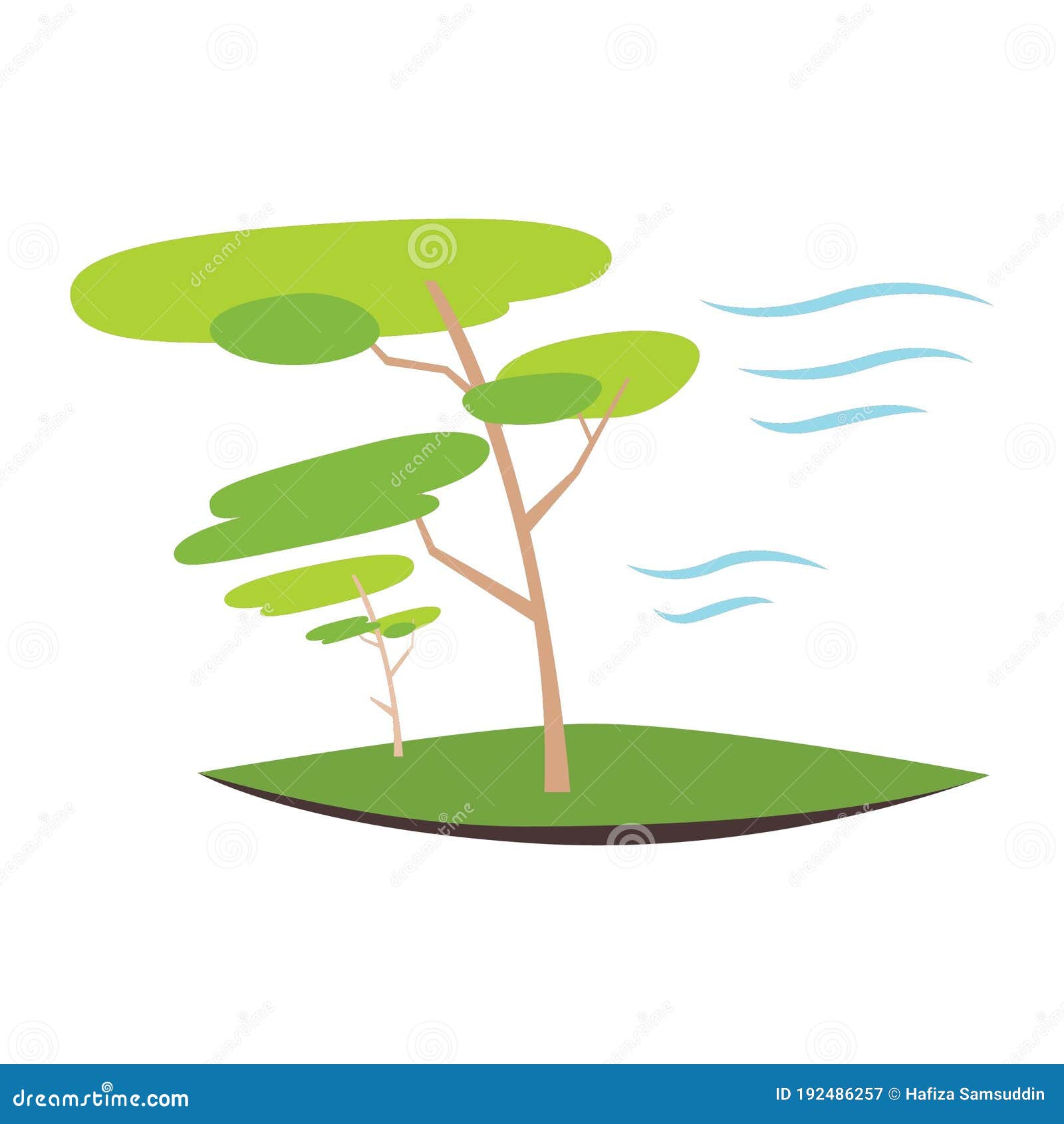 Typhoon. Vector Illustration Decorative Design Stock Vector ...