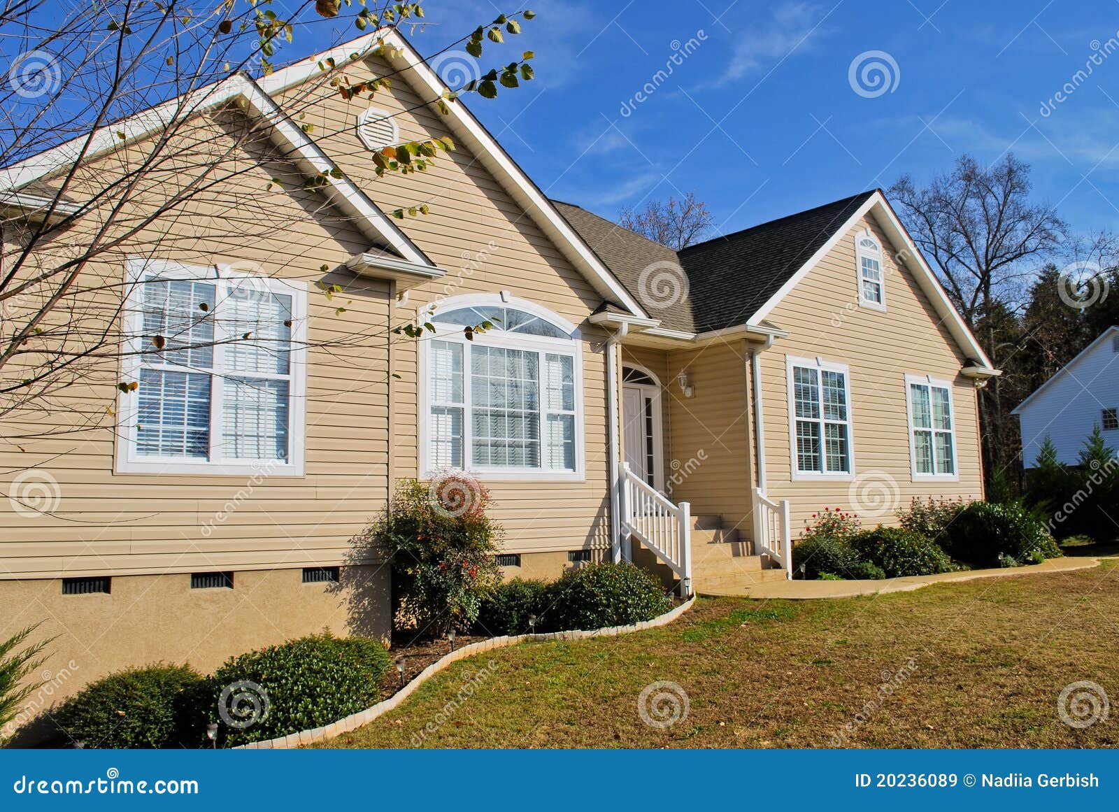 Typical American Home stock image. Image of architecture - 20236089