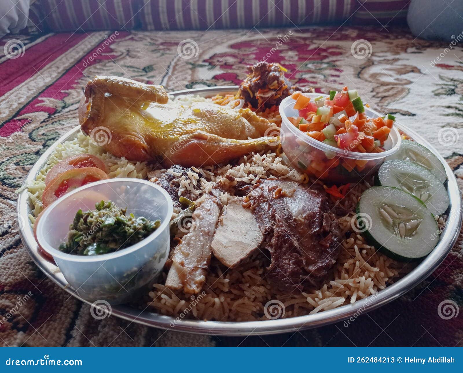 Typical Arabic Food, Kebuli Rice Stock Image - Image of food, typical ...