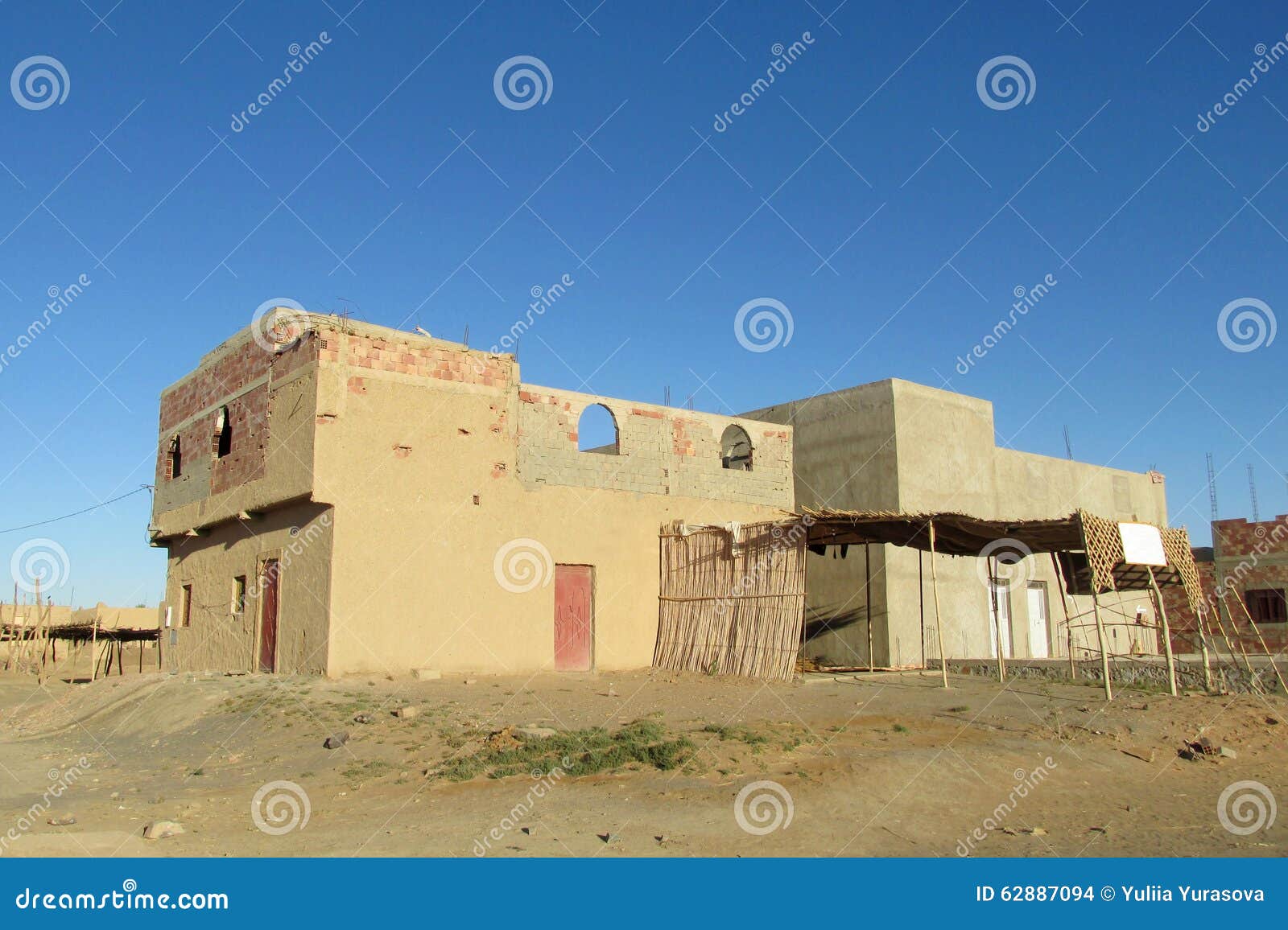 Typical Arabic House Arcitecture Stock Photo - Image of building, house ...