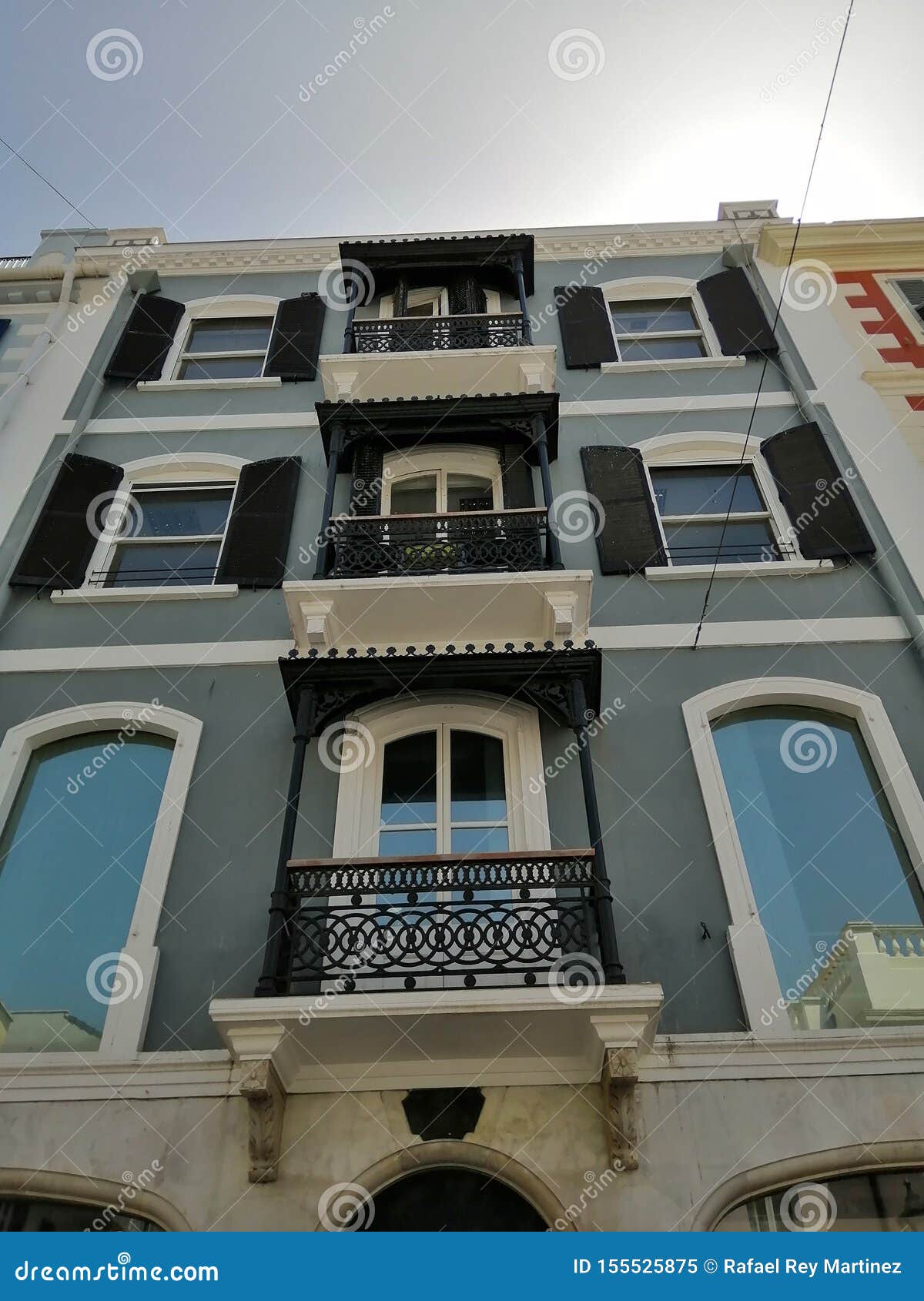 Typical Arcchitecture of Gibraltar EUROPE Stock Image - Image of ...