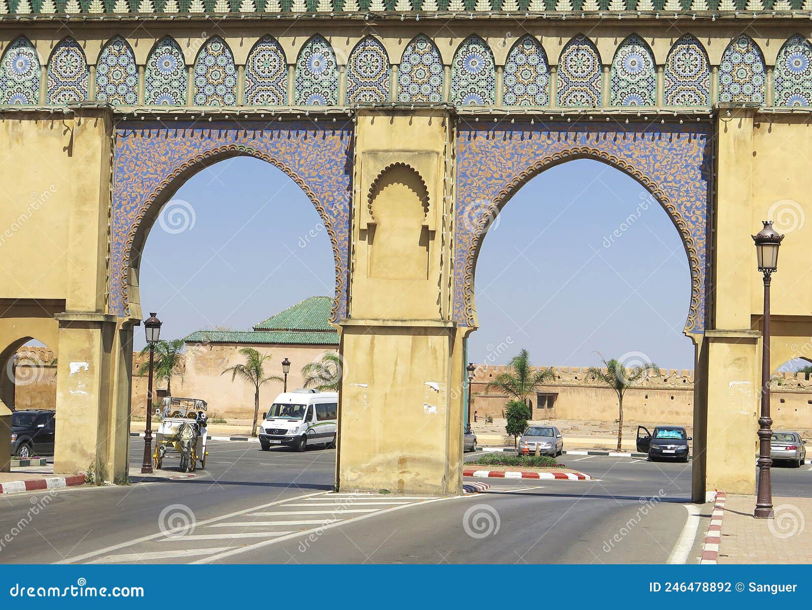 Typical Architectural Arches in Morocco Stock Photo - Image of typical ...