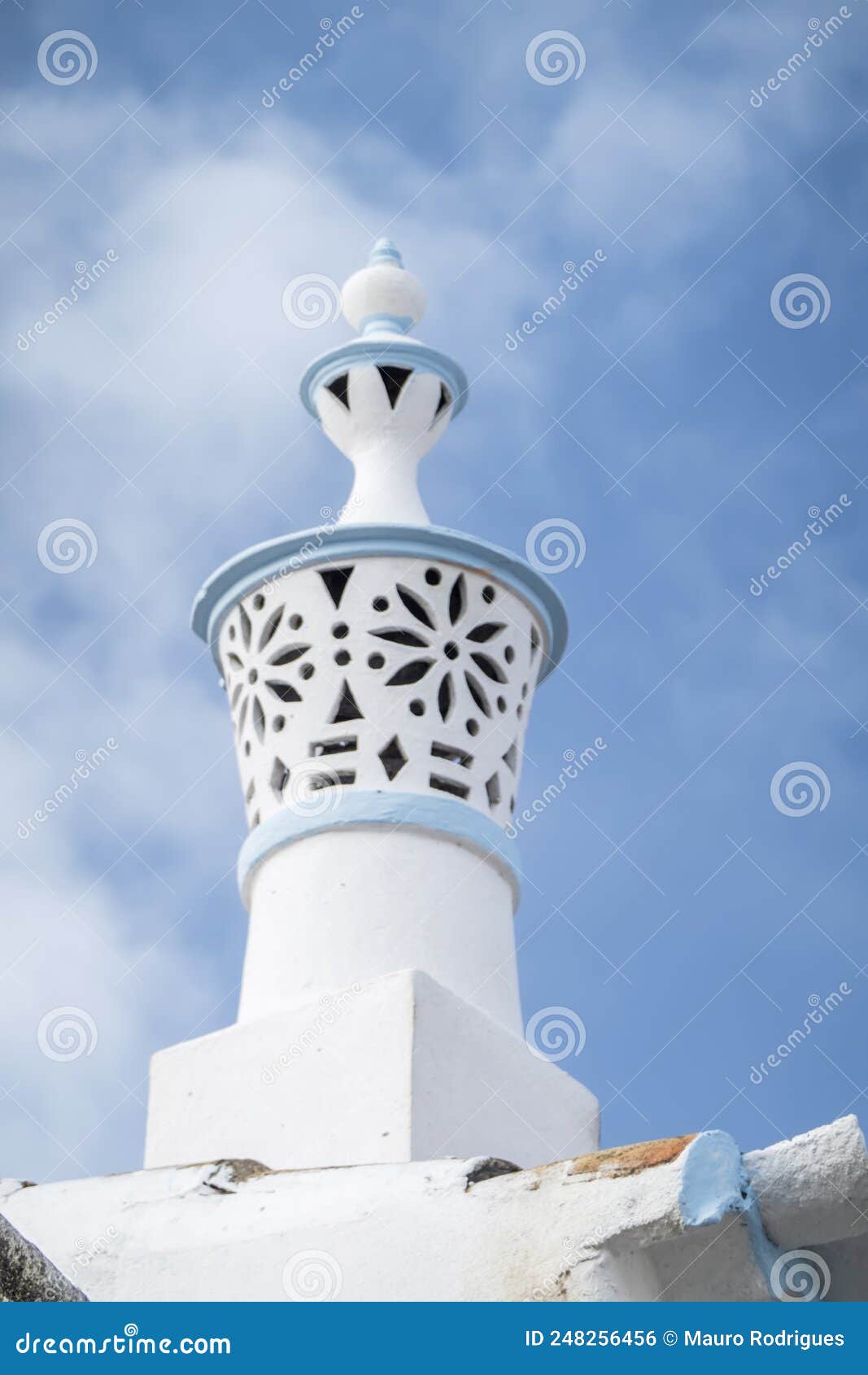 Typical Architecture of Algarve Chimneys Stock Photo - Image of culture ...