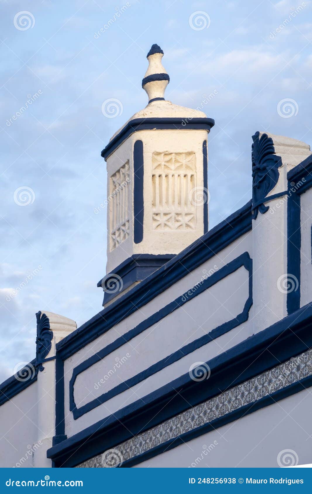 Typical Architecture of Algarve Chimneys Stock Photo - Image of element ...