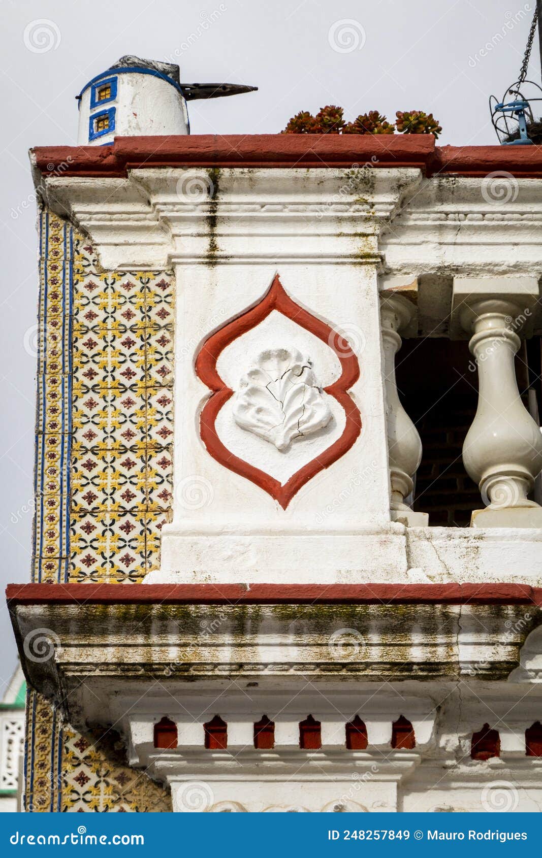 Typical Architecture of Algarve Rustic Buildings Stock Image - Image of ...
