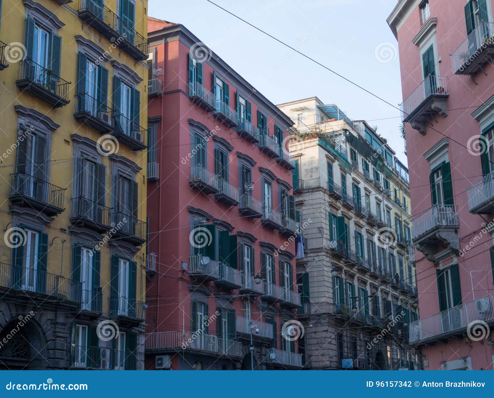 Typical Architecture in the Center of Naples Editorial Photography ...