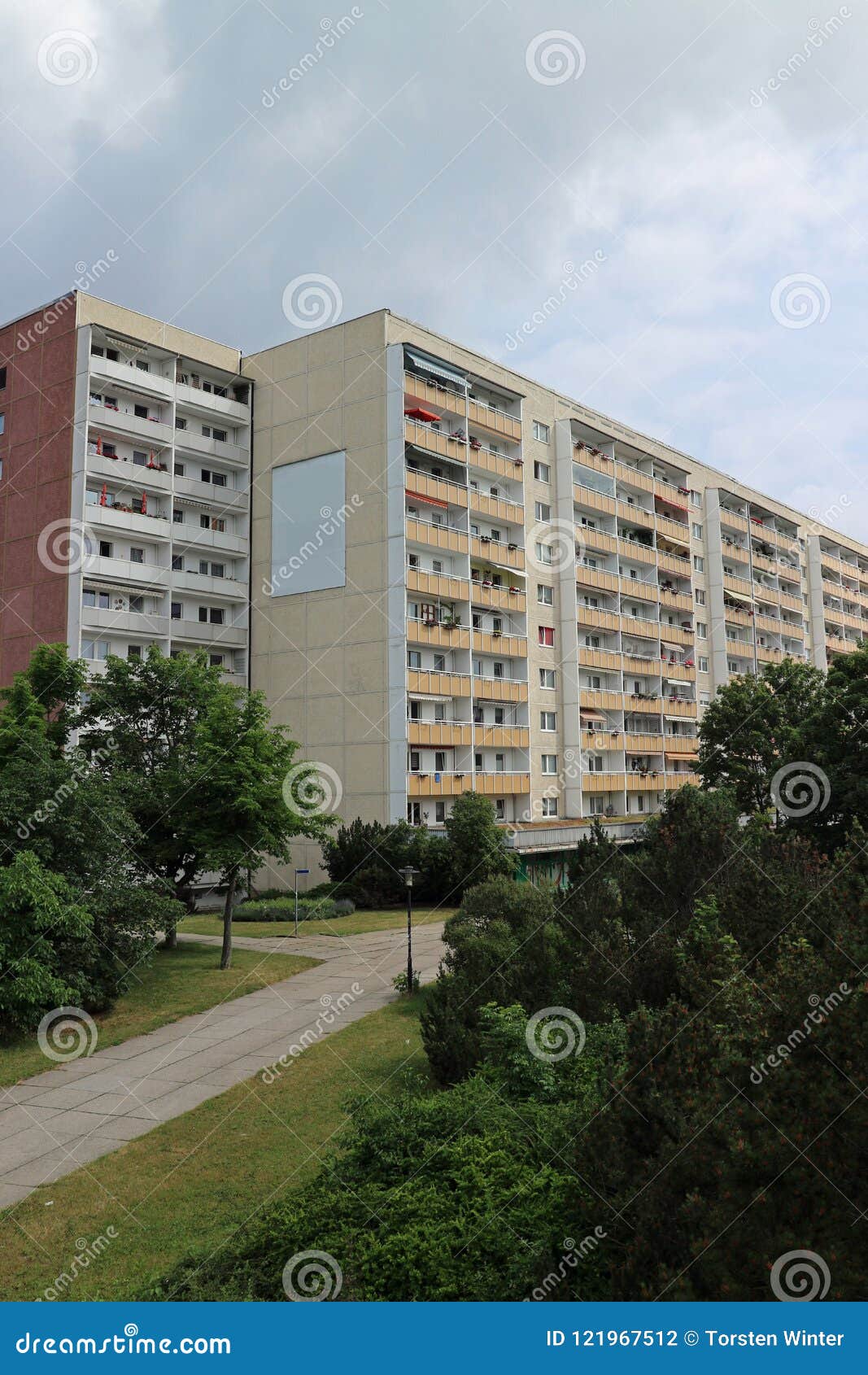 Typical Architecture from the Gdr Stock Photo - Image of union ...