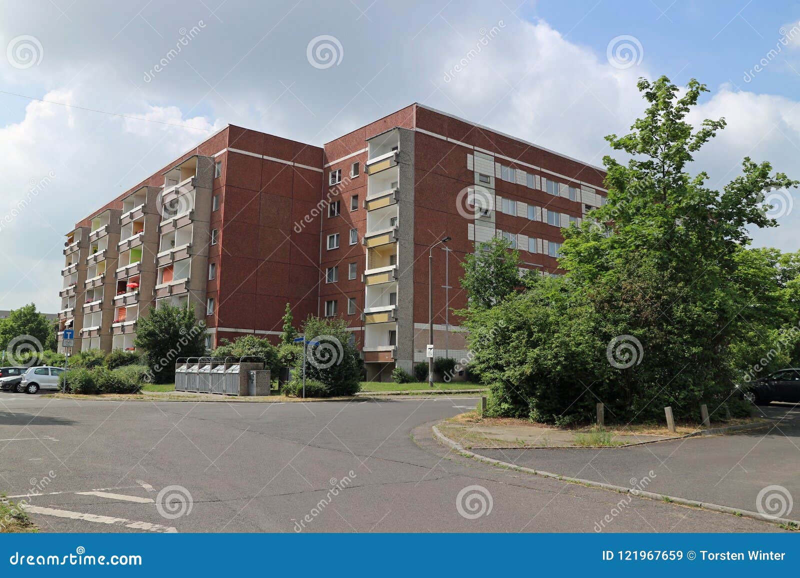 Typical Architecture from the Gdr Stock Image - Image of european, city ...