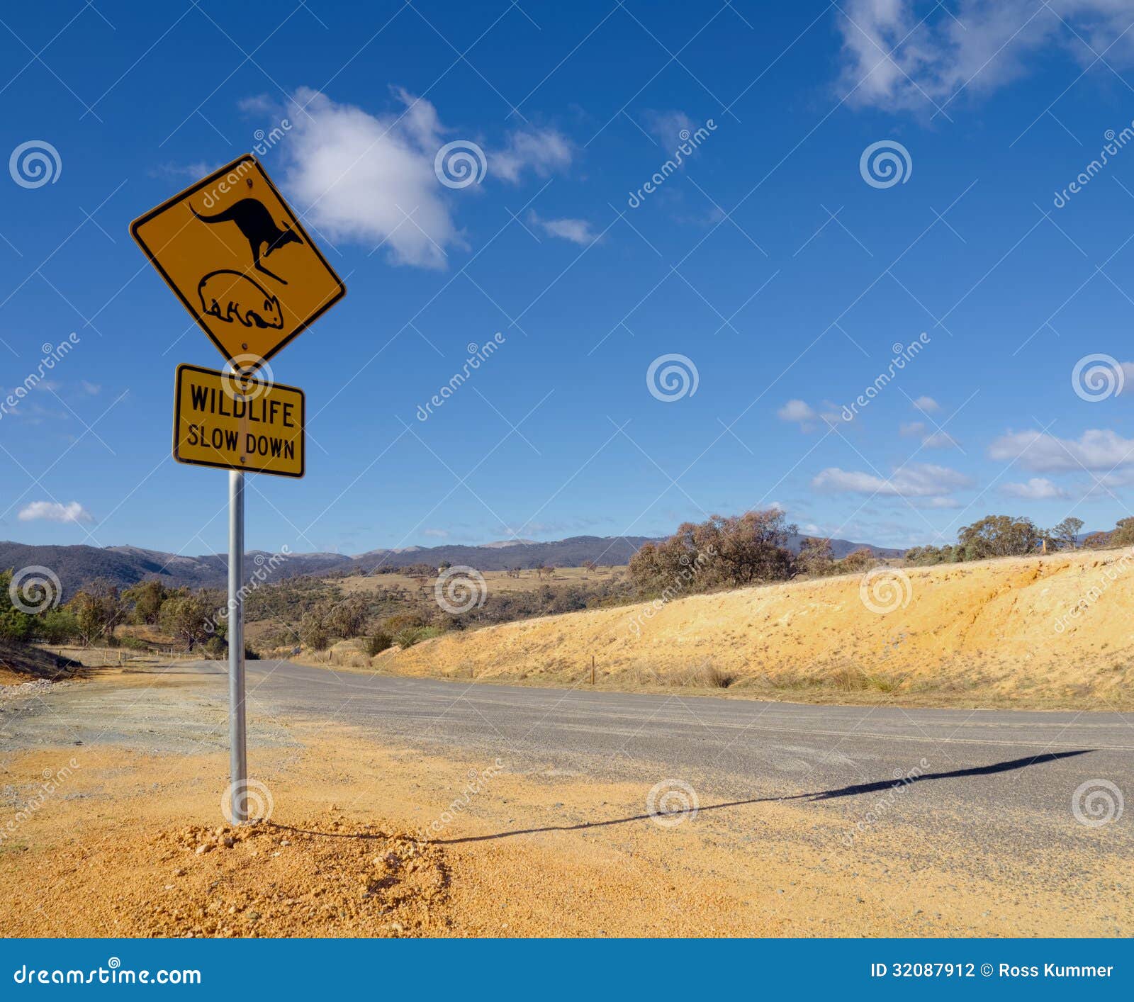 Typical Australian outback stock photo. Image of highway - 32087912