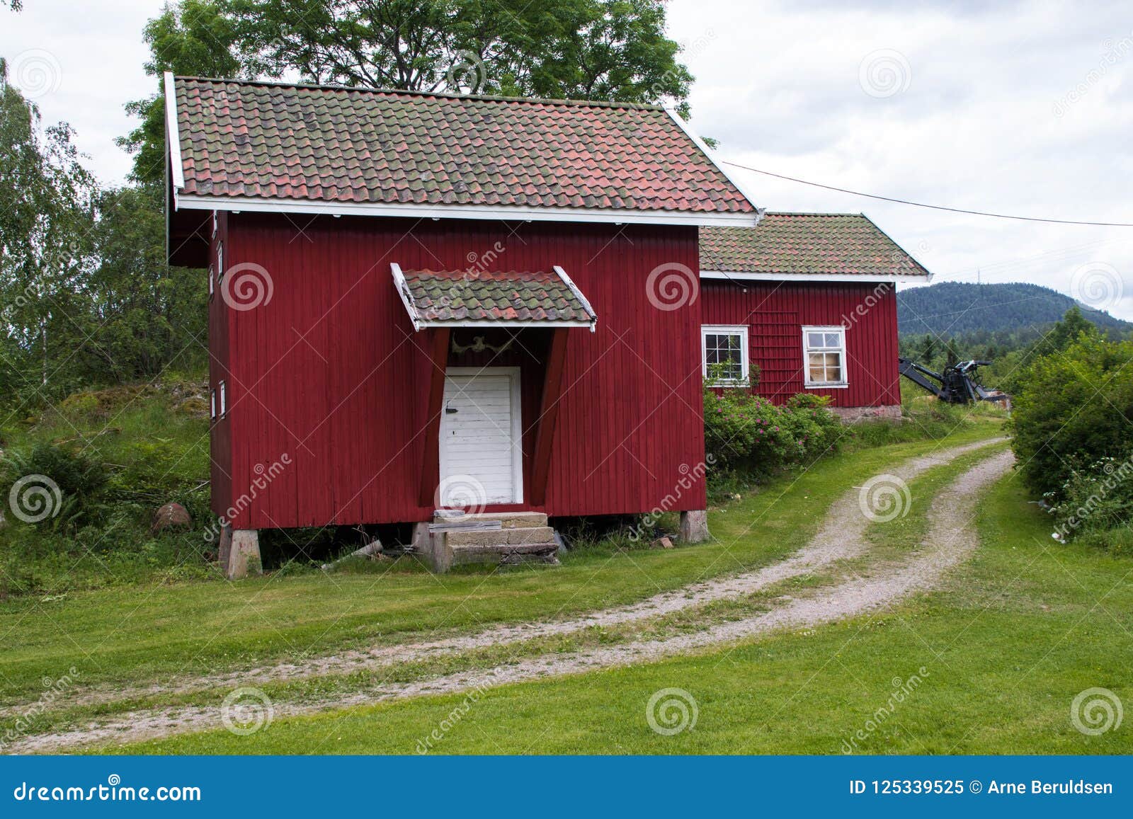 A Typical Barn in Rural Norway Stock Image - Image of norwegian ...