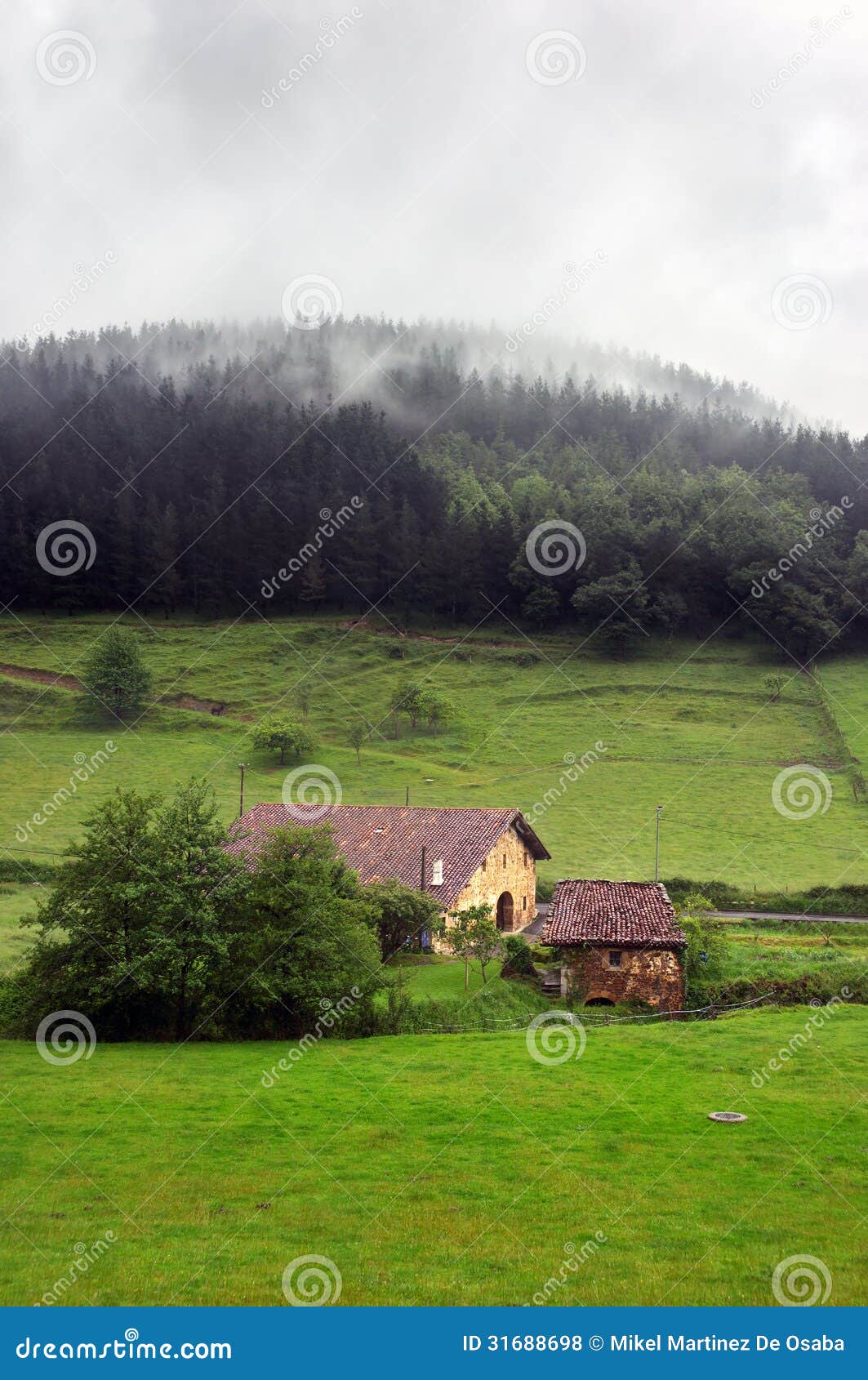 Typical Basque House In Bayonne In Bask French Country In France Stock ...