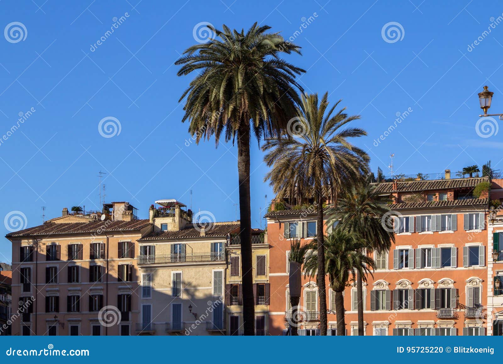 Typical Beautiful Modern House, Rome Stock Photo - Image of cityscape ...
