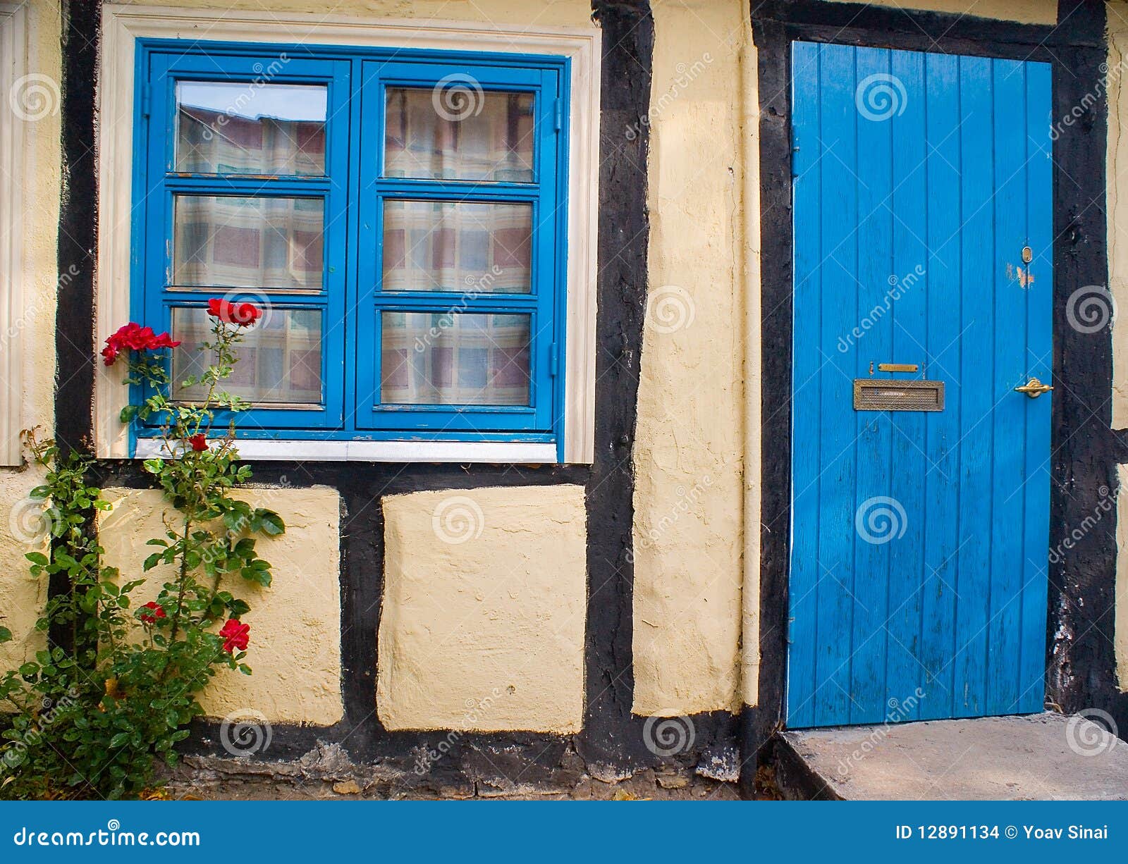 Typical Building Style in Denmark Stock Photo - Image of home, facade ...