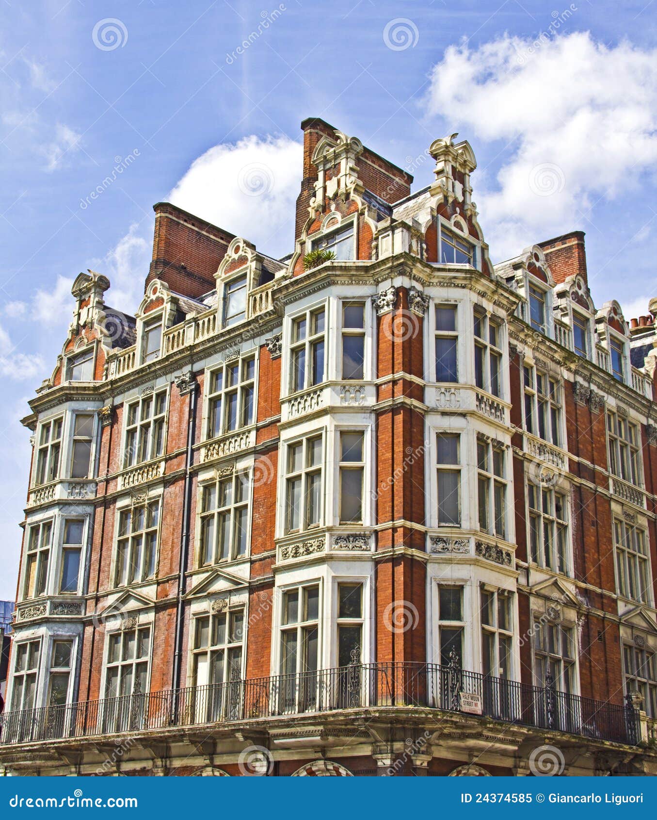 Typical Buildings in London Stock Image - Image of district, built ...