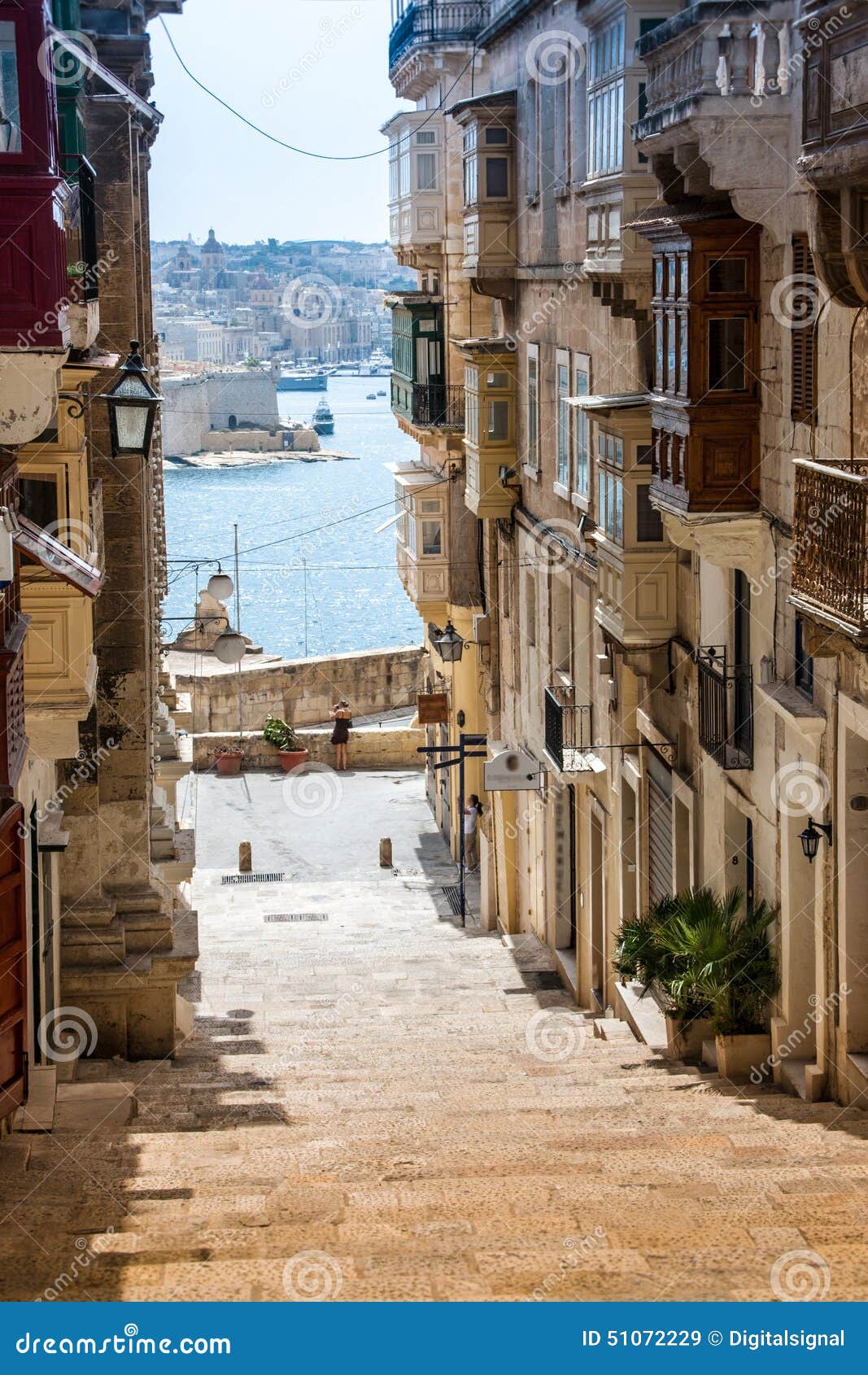 Typical buildings in malta stock image. Image of step - 51072229
