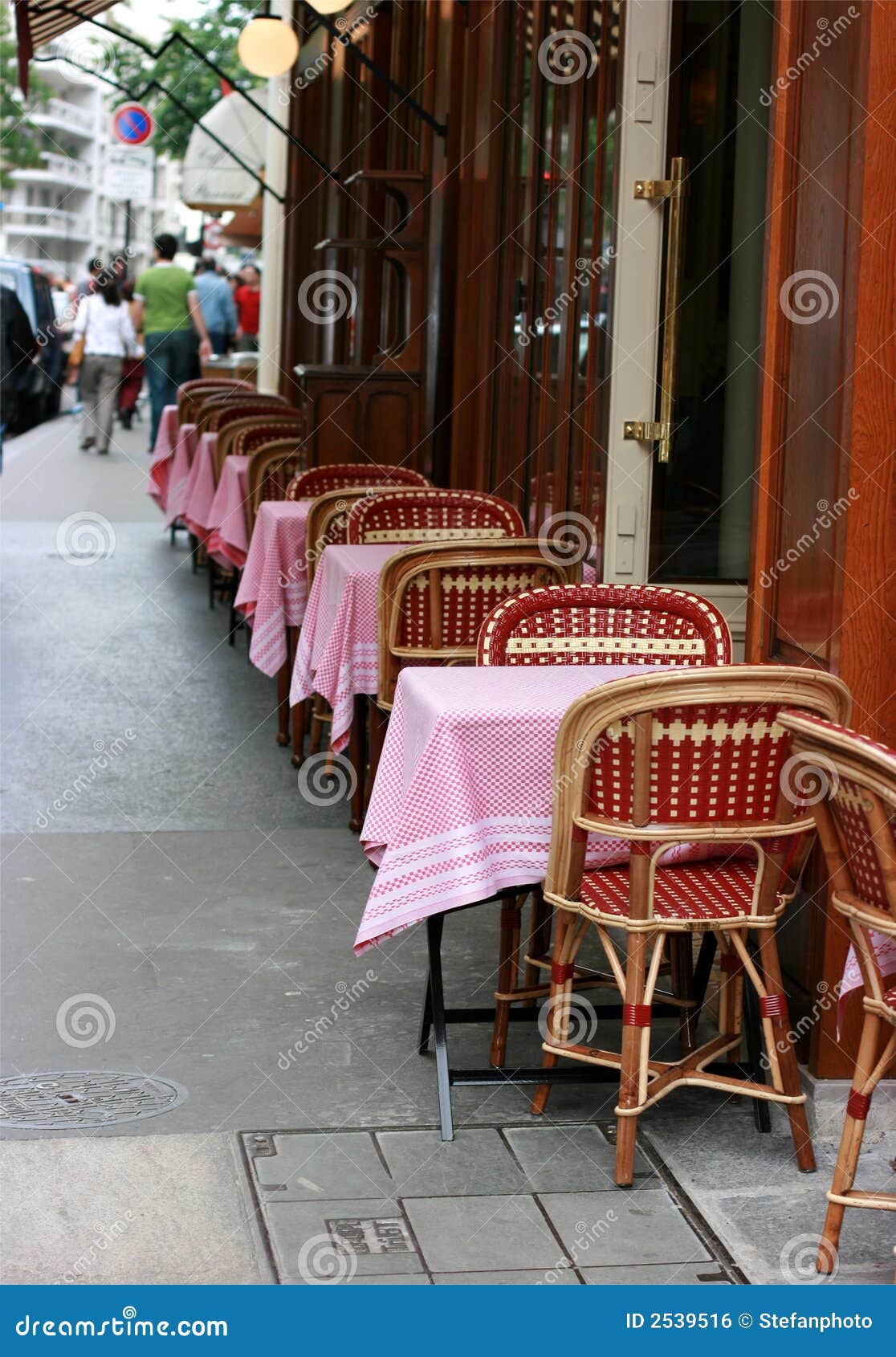 Typical cafe in Paris stock photo. Image of beverage, france - 2539516