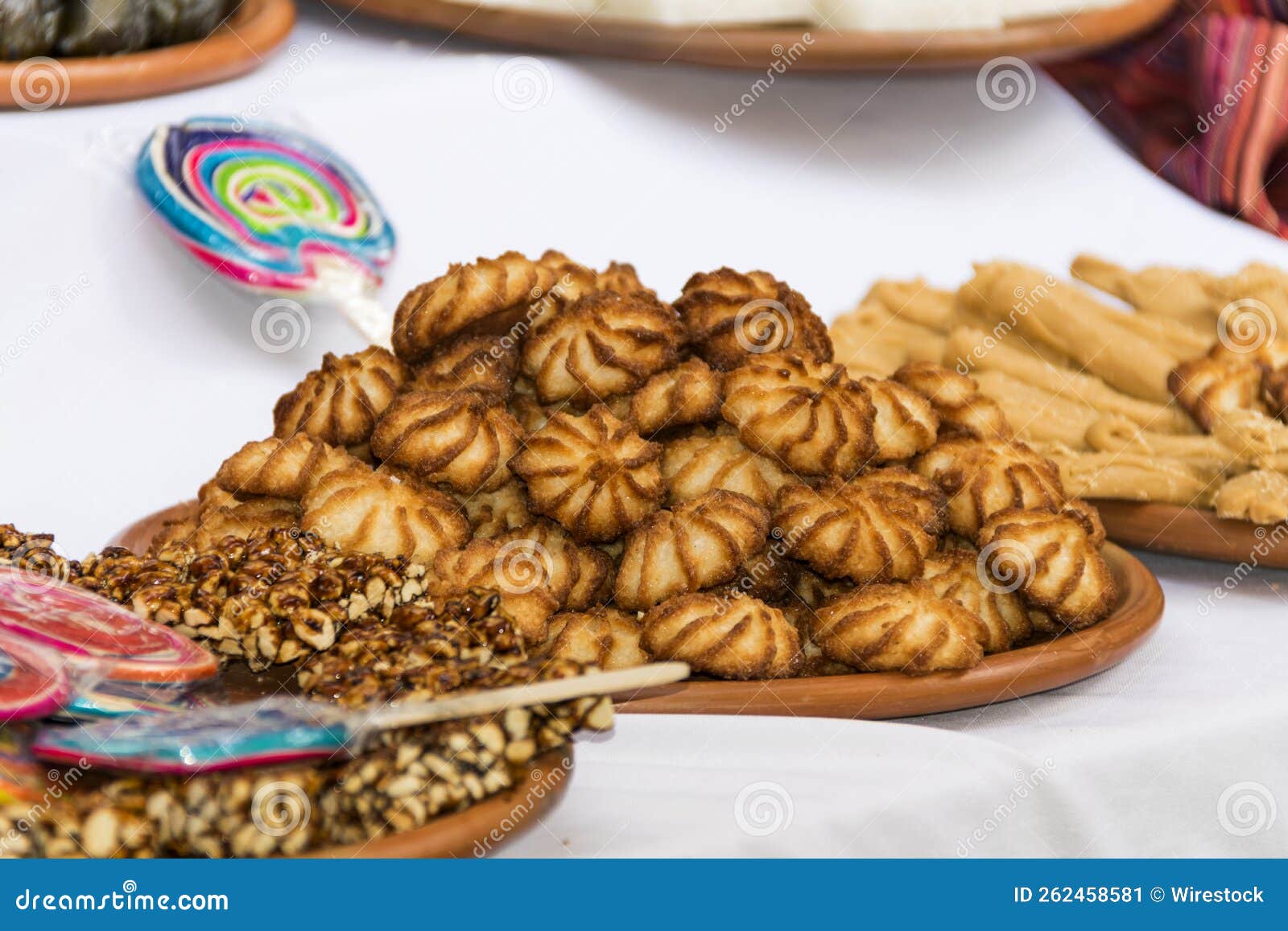 Typical Candy Coconut of Guatemala, Central America. Stock Image ...