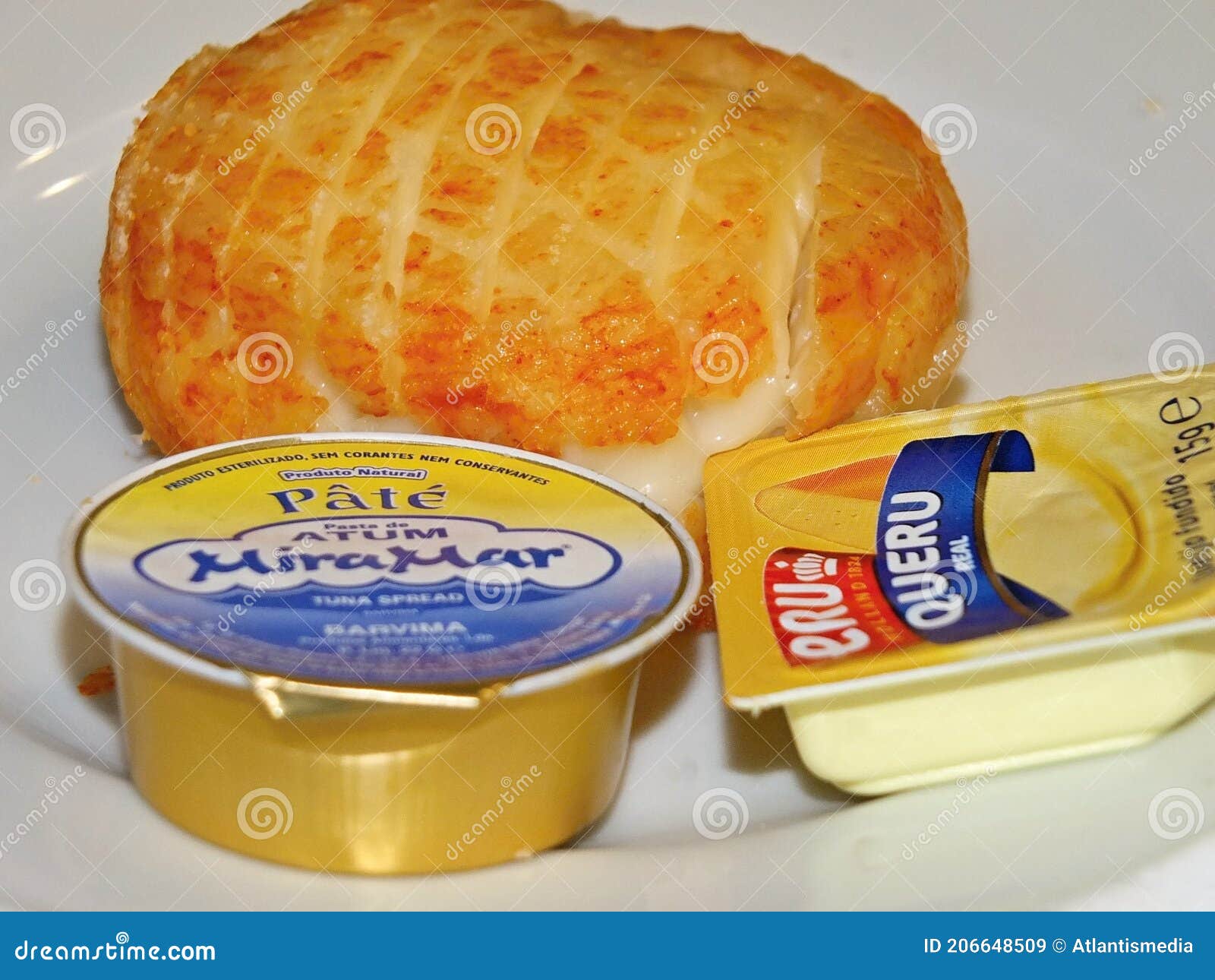 Typical Cheese and Tuna Paste for Bread in Portugal Editorial Stock ...
