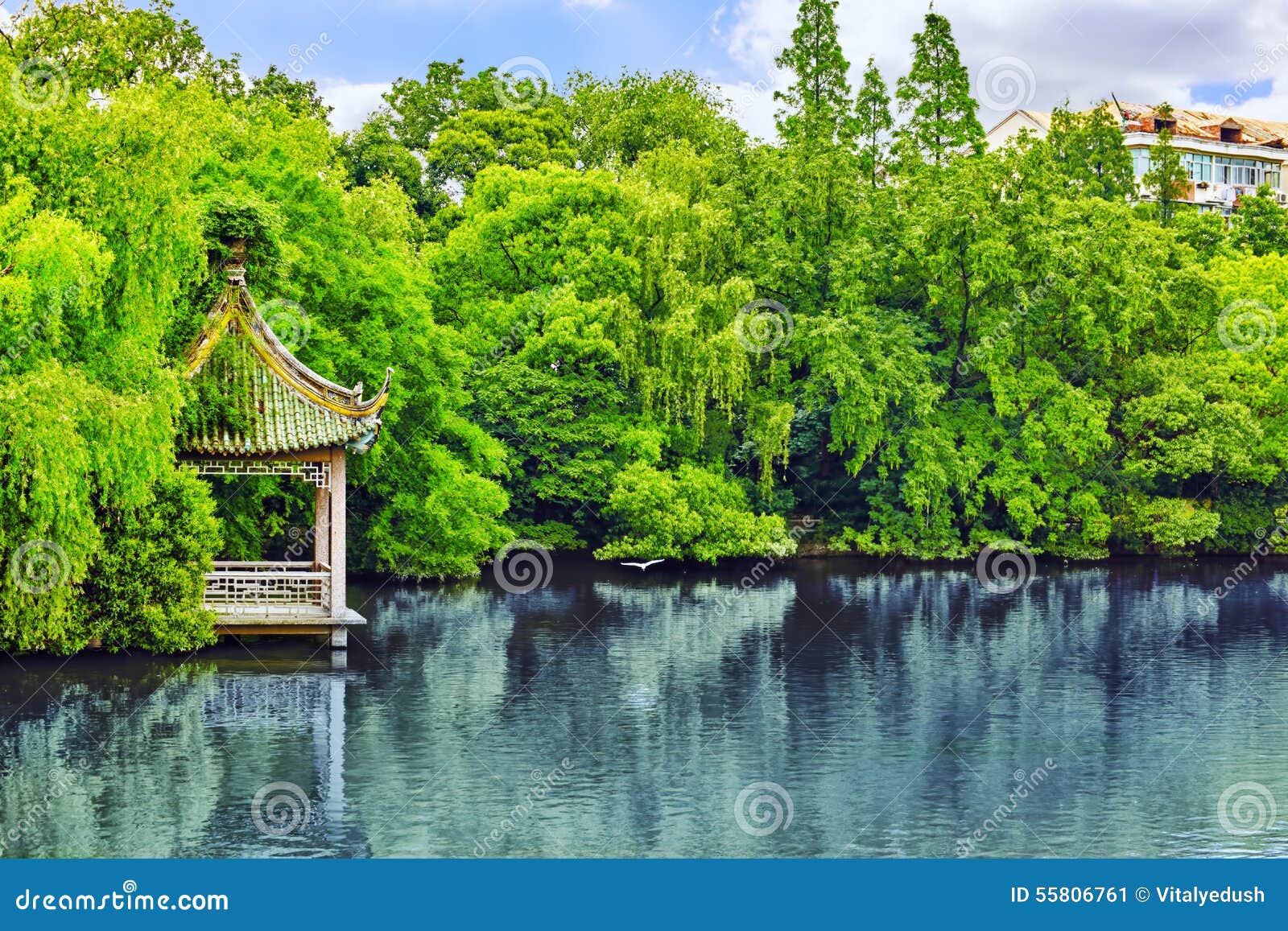 Typical Chinese Garden, Park with Bizarre Rocks. Beijing. Stock Image ...