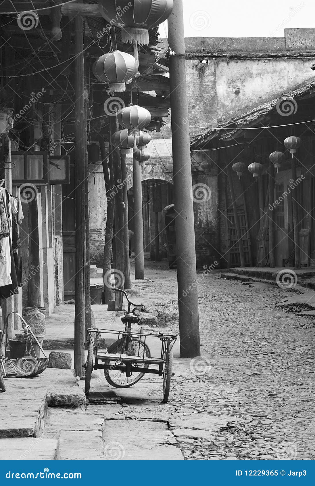 Typical Chinese street stock image. Image of china, beijing - 12229365