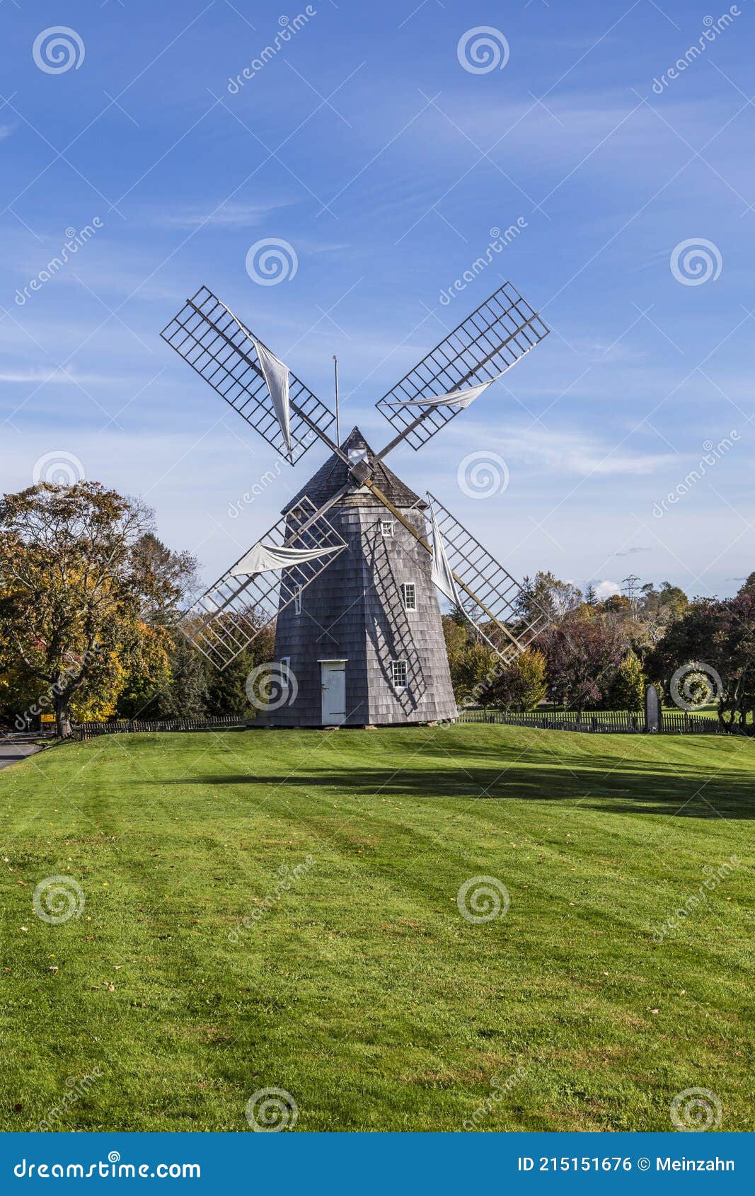 Typical Classical Vintage Mill Stock Photo - Image of landmark, house ...