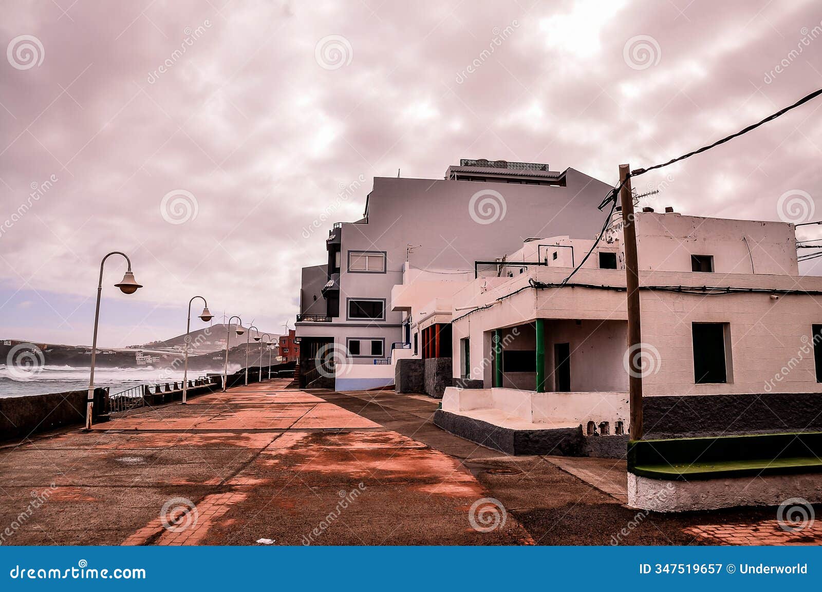 Typical Colored Colonial Spanish Building Stock Photo | CartoonDealer ...