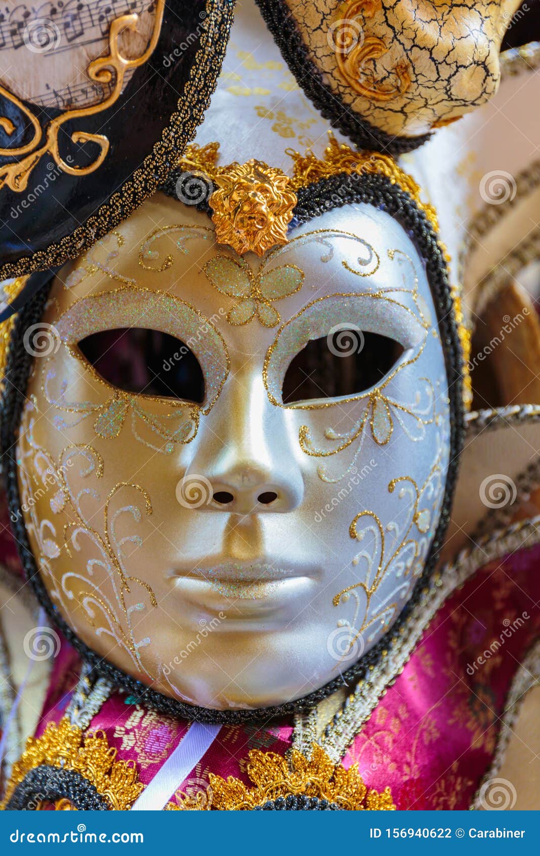 Typical Colorful Mask from the Venice Carnival, Venice Stock Photo ... Typical Colorful Mask from the Venice Carnival, Venice Stock Photo ...