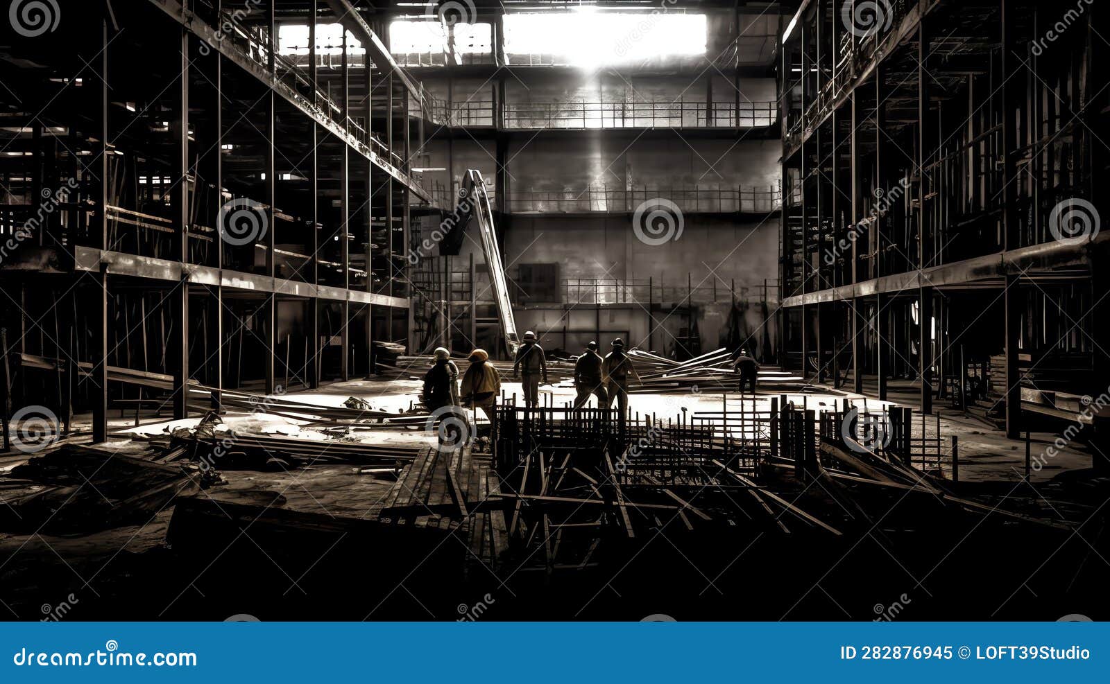 52_typical_construction_site_1687395755779_2 Stock Illustration ...
